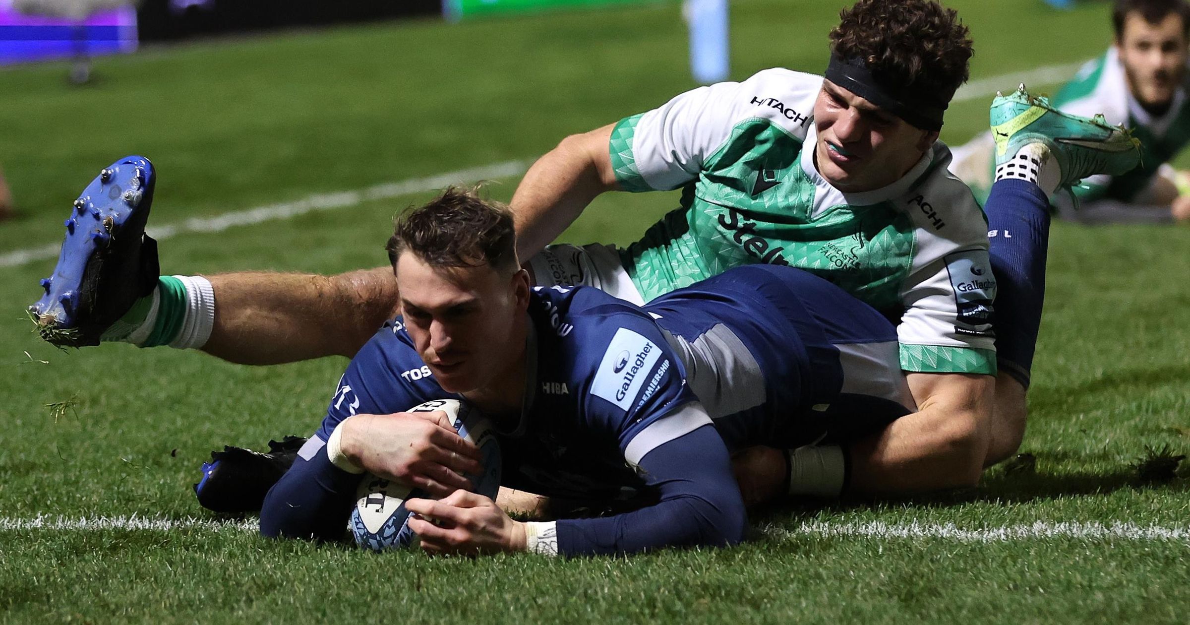 Tom Roebuck slides home to round off win for Sale Sharks in Gallagher ...