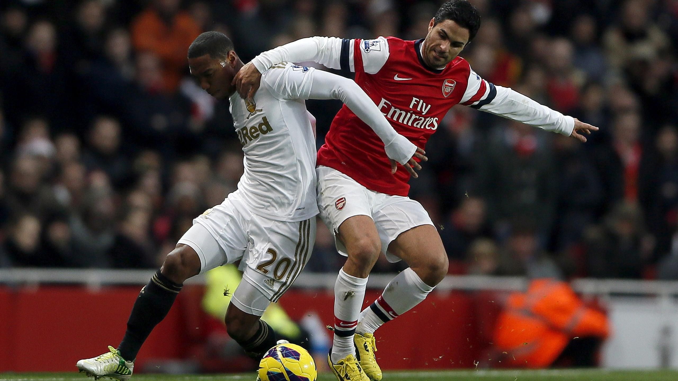 Michu double hands Swansea shock win at Arsenal - TNT Sports