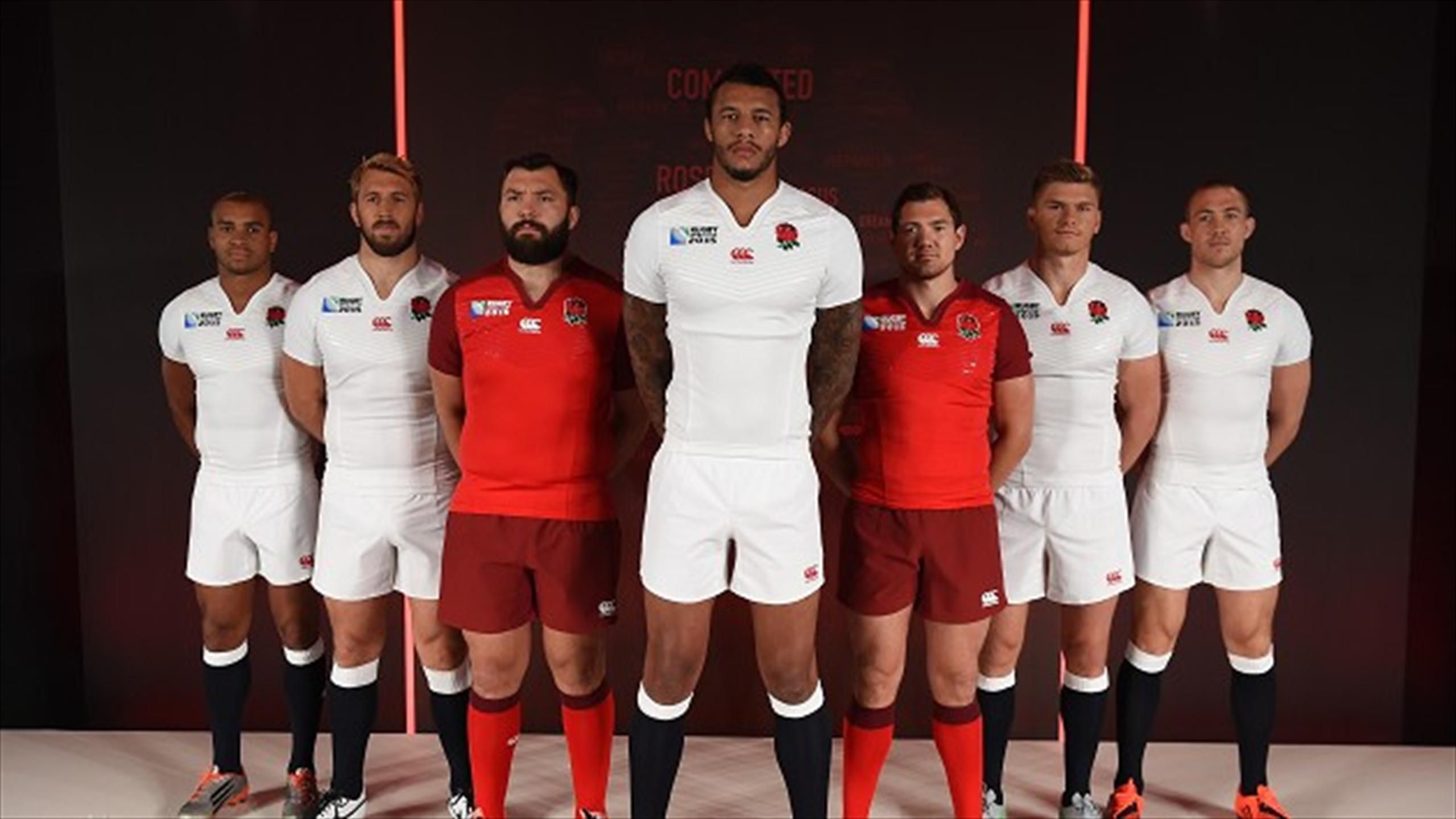 England's rugby World Cup kit unveiled - TNT Sports