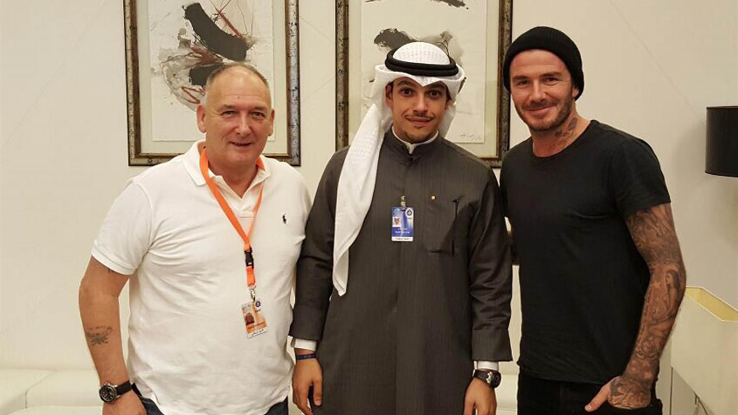 David Beckham joins Champions Tour for Kuwait legends match - TNT Sports