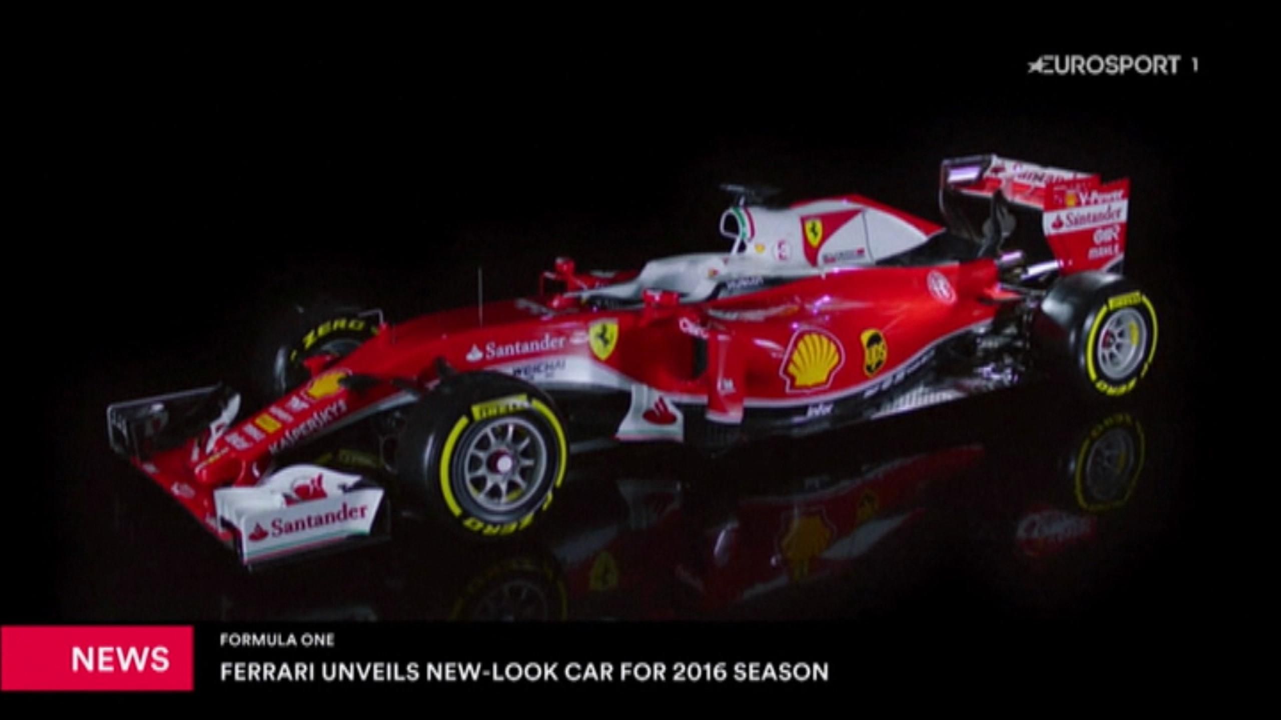 Ferrari unveils new-look car for 2016 - Formula 1 video - TNT Sports