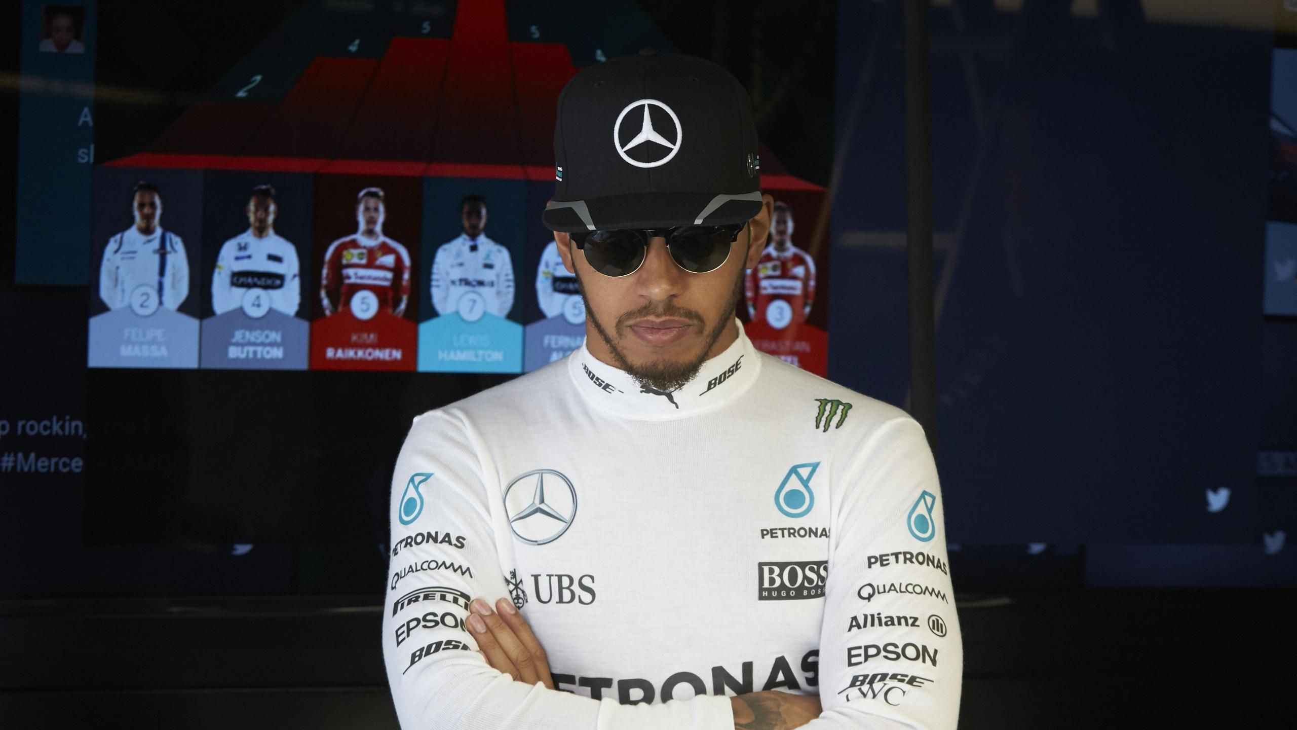 We're in the mud, but we didn't want it easy anyway says Hamilton after ...