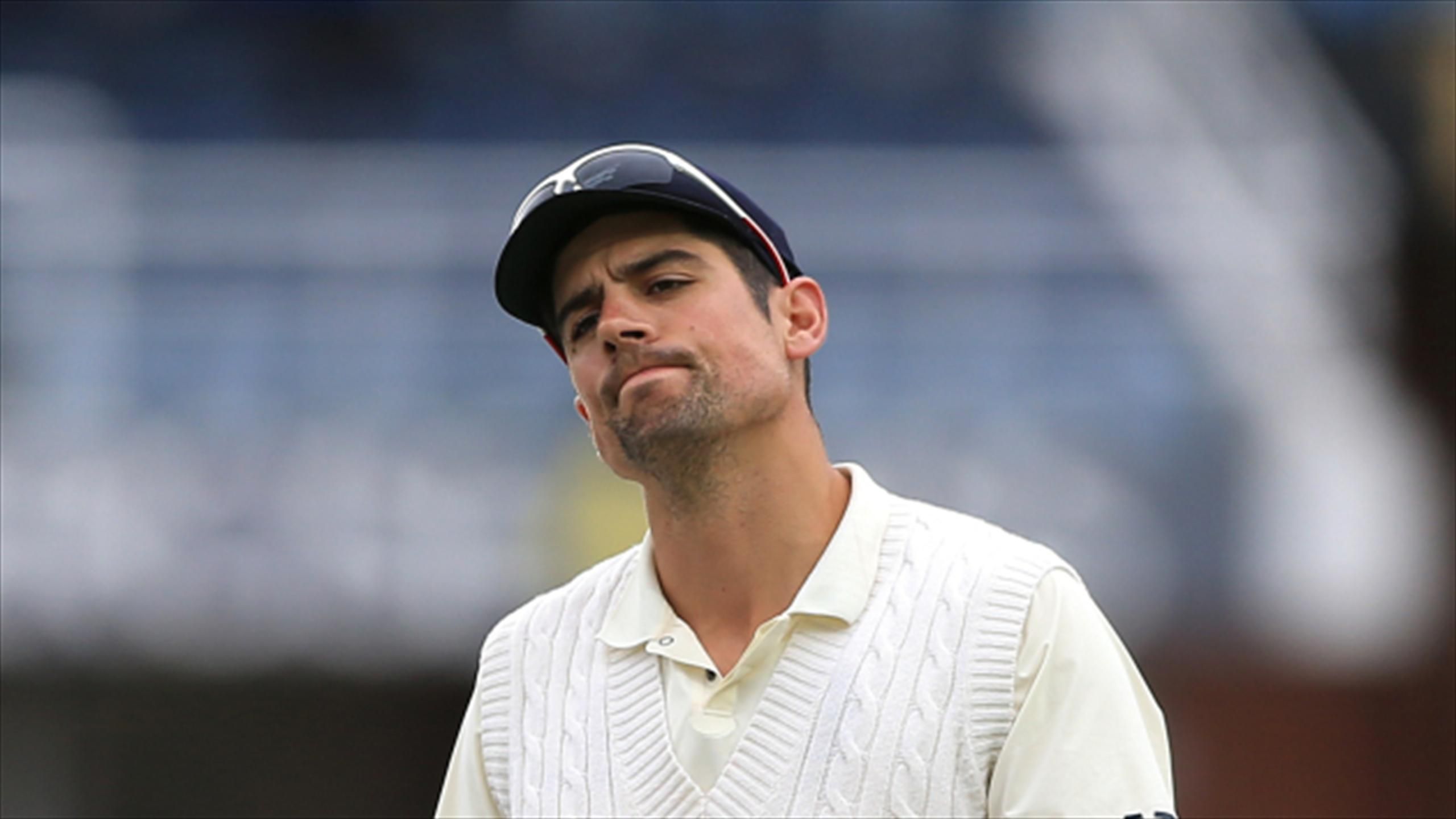 Alastair Cook's struggle for runs continues on day three in Adelaide ...