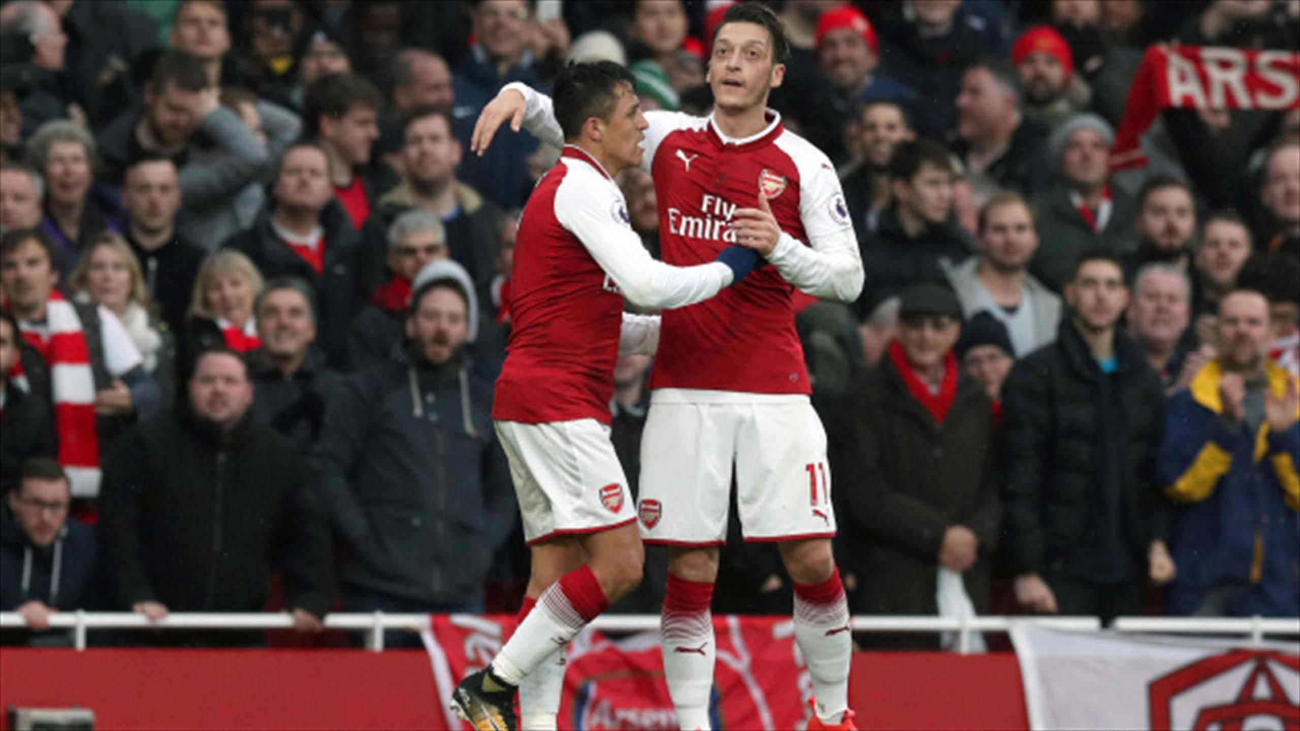 Two controversial goals secure comfortable win for Arsenal over rivals ...