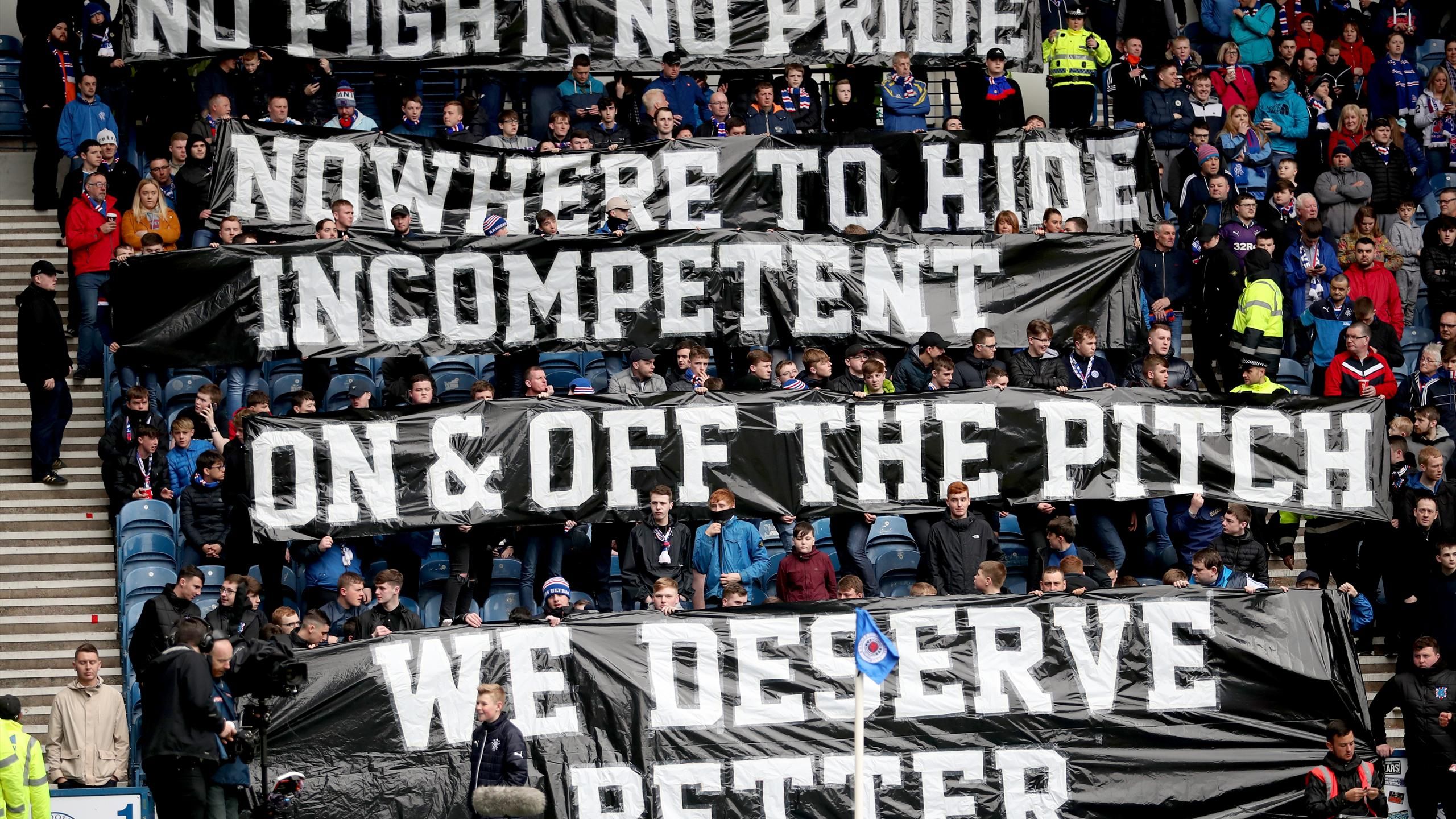 Rangers fans within their rights to protest – Graeme Murty - TNT Sports