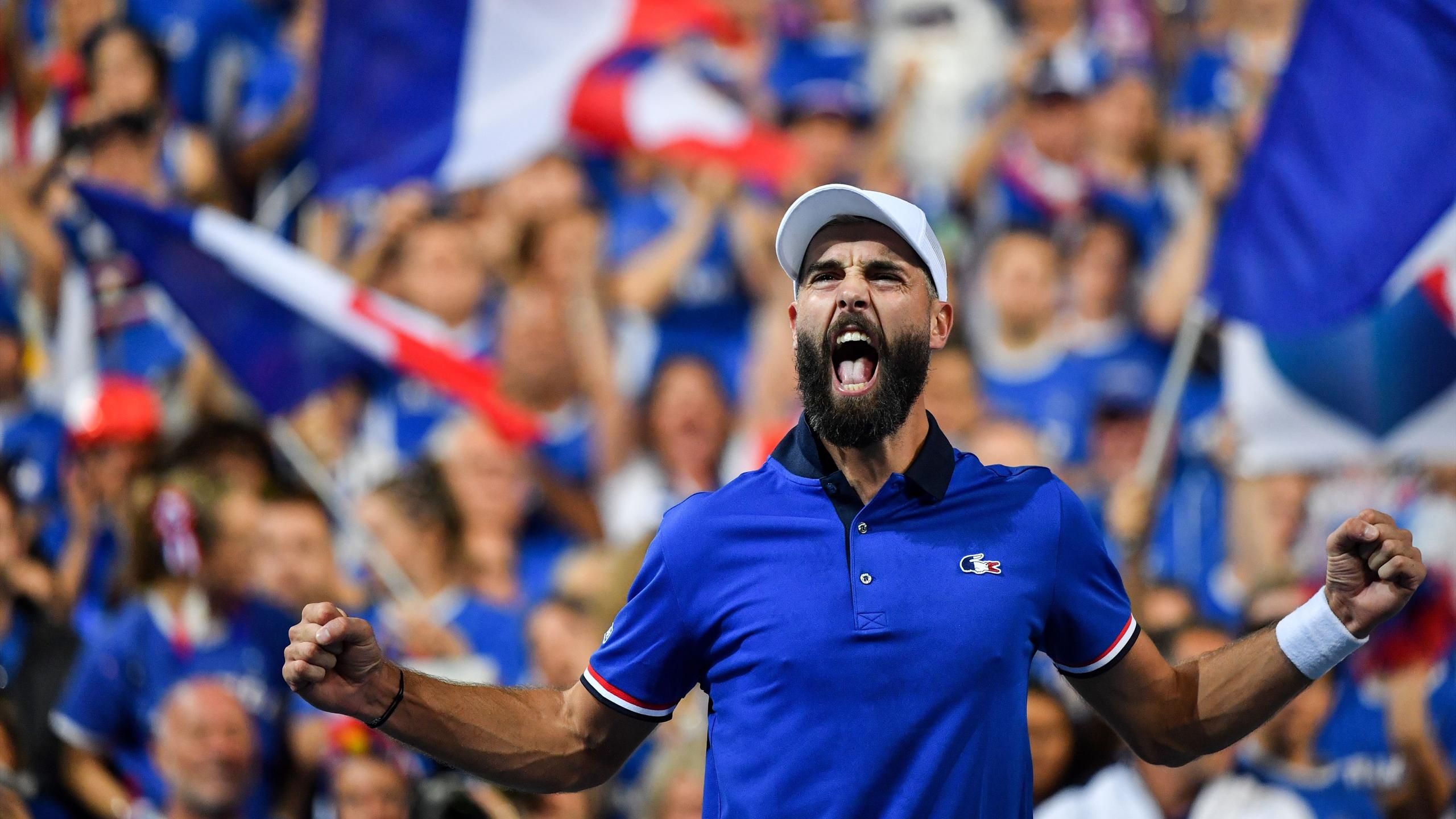 Benoit Paire makes stunning Davis Cup debut as France lead Spain - TNT ...