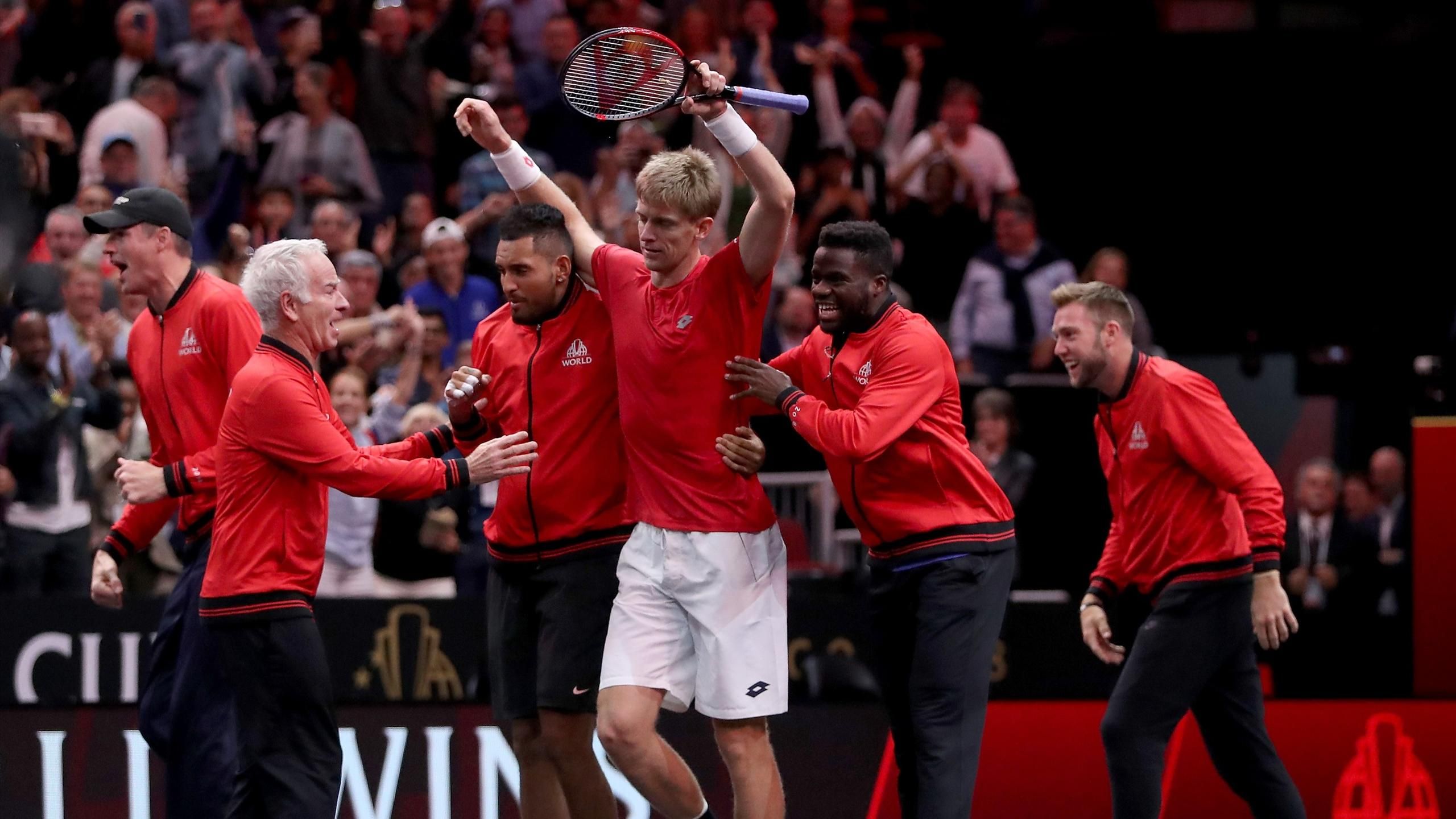 Kevin Anderson fells Novak Djokovic as Team World keep Laver Cup hopes ...