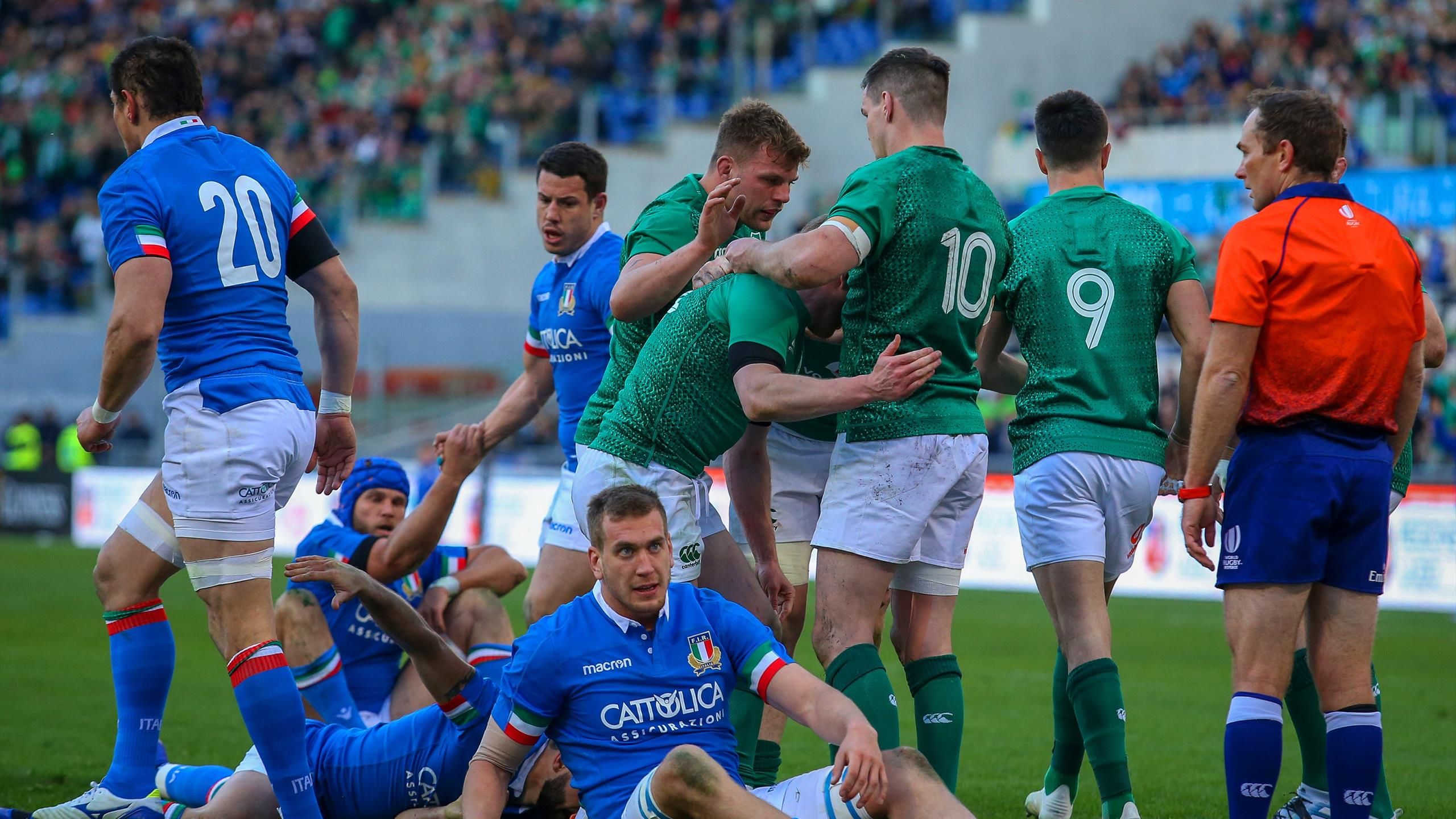 Rugby news - Ireland fight back to avoid Six Nations upset in Italy ...