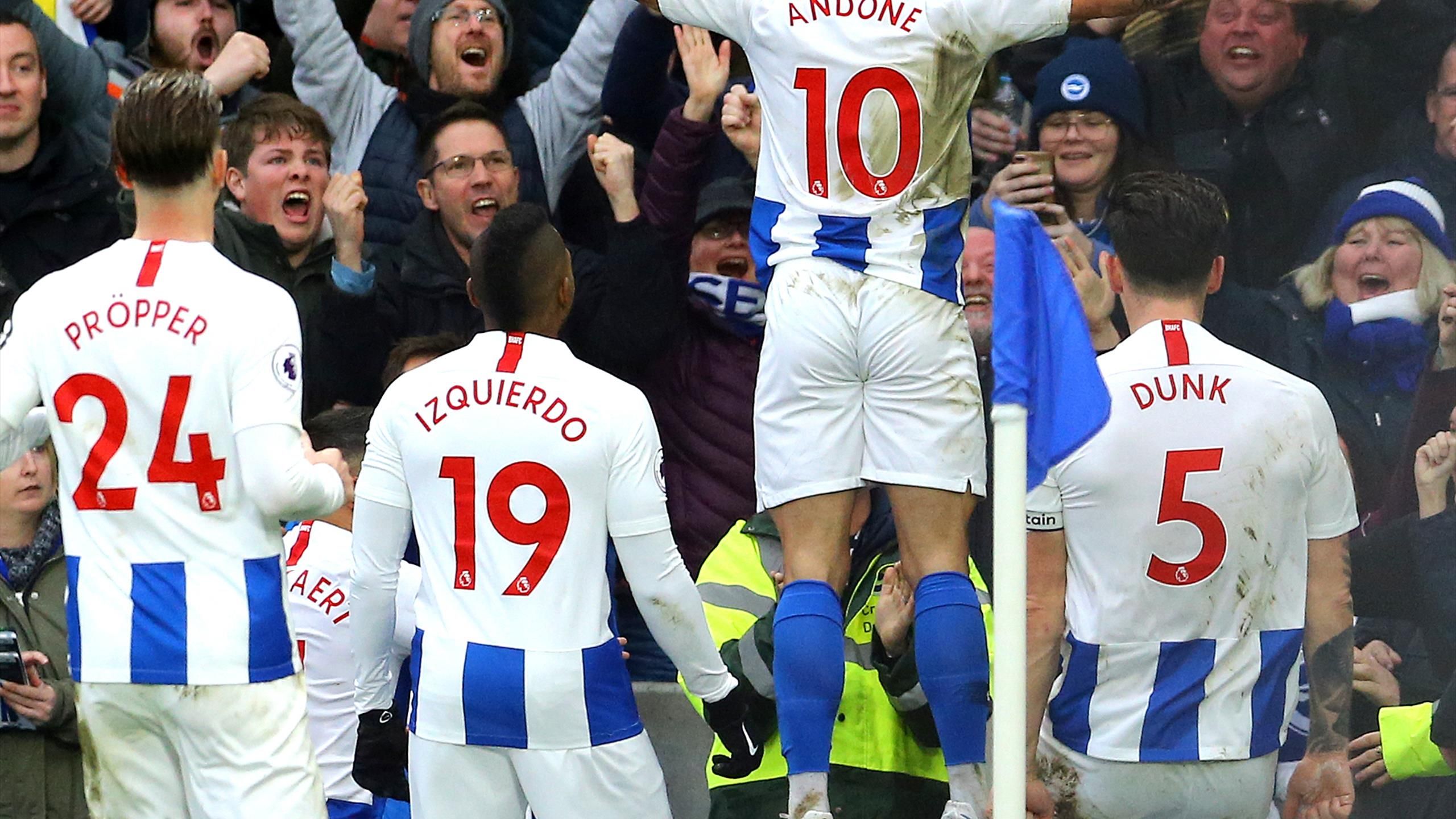 Florin Andone strike earns Brighton first victory of 2019 - TNT Sports