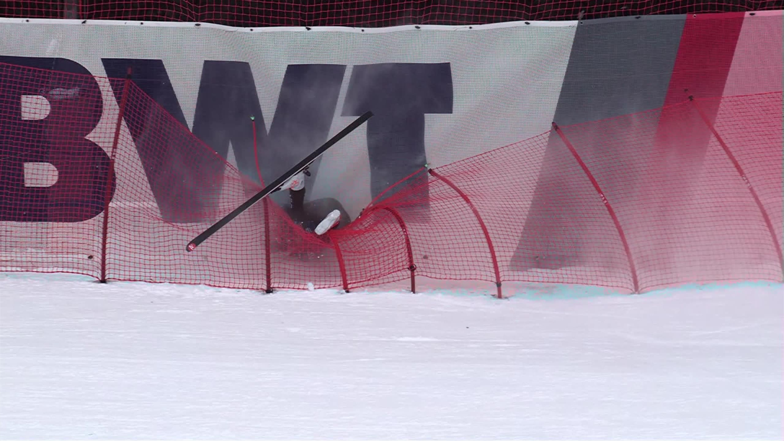 Heart in mouth moment as Ryan Cochran-Siegle suffers big crash at ...