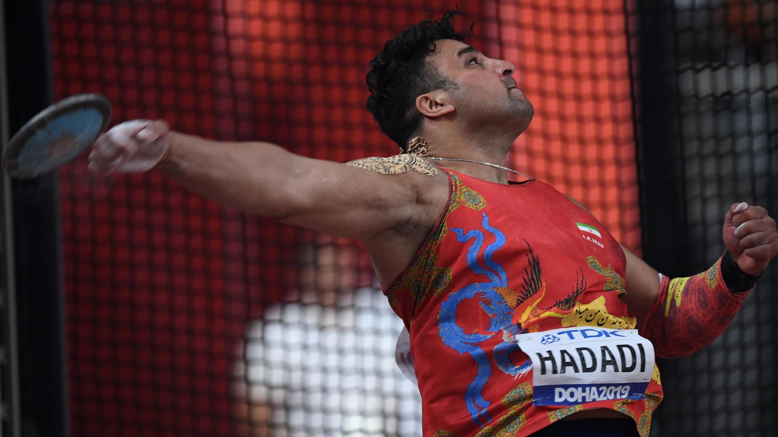 Iran Olympic discus trailblazer Hadadi has coronavirus - TNT Sports