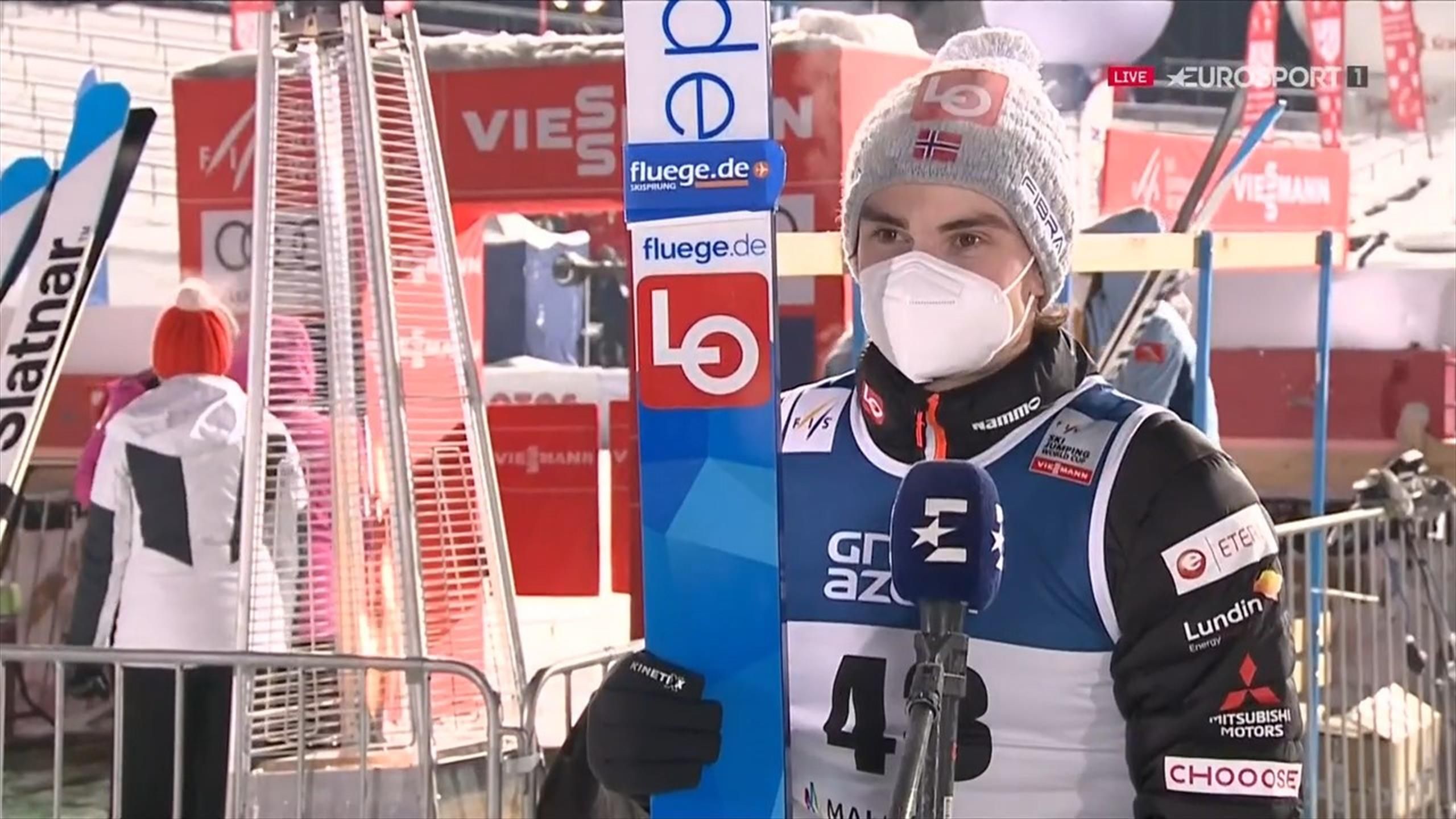 Magnificent Marius Lindvik toasts first World Cup win of the season ...
