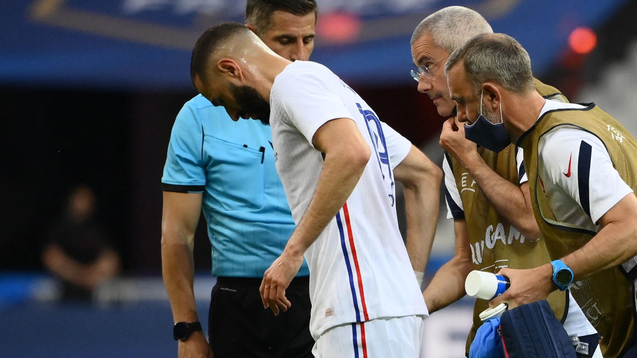 France suffer injury scare ahead of Euro 2020 as Karim Benzema is ...
