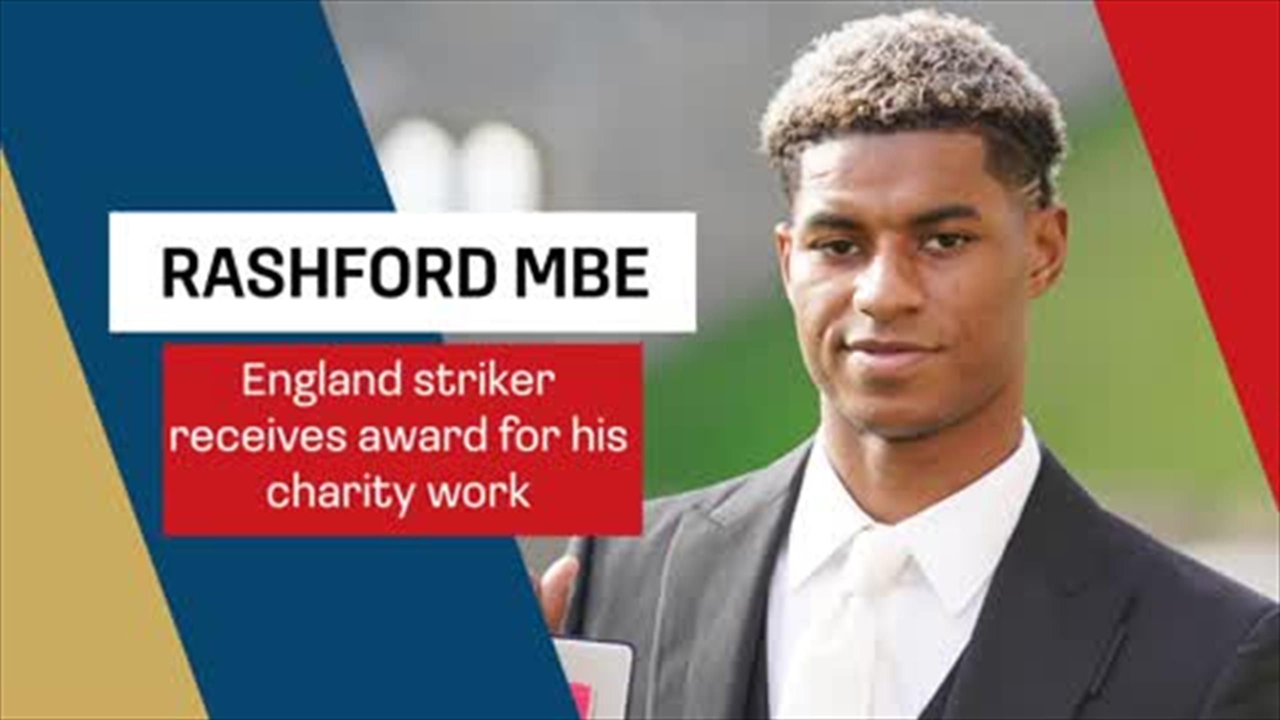 Marcus Rashford: Manchester United and England forward awarded MBE at ...