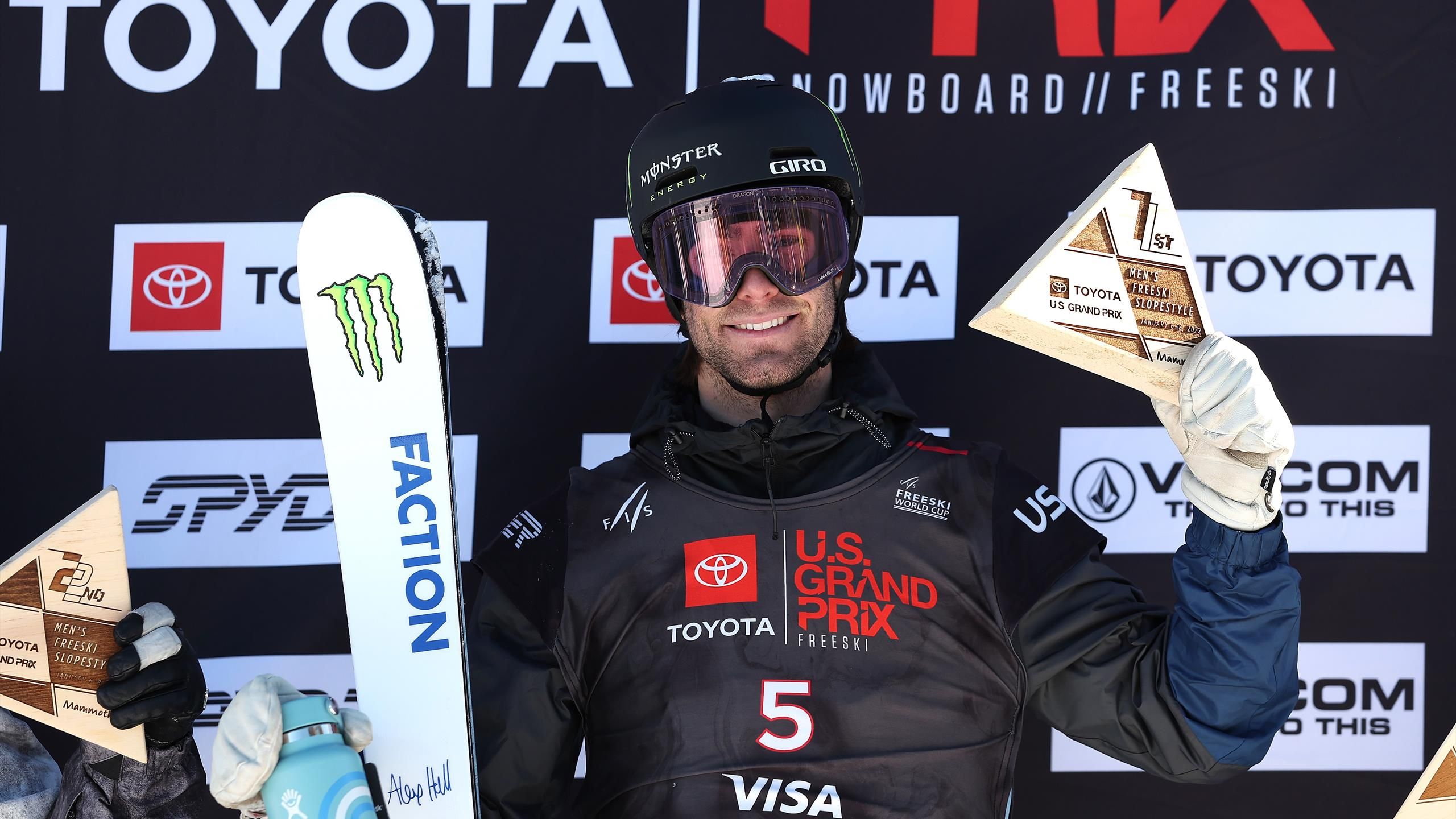 Alex Hall and Kelly Sildaru take freestyle skiing slopestyle gold at in ...