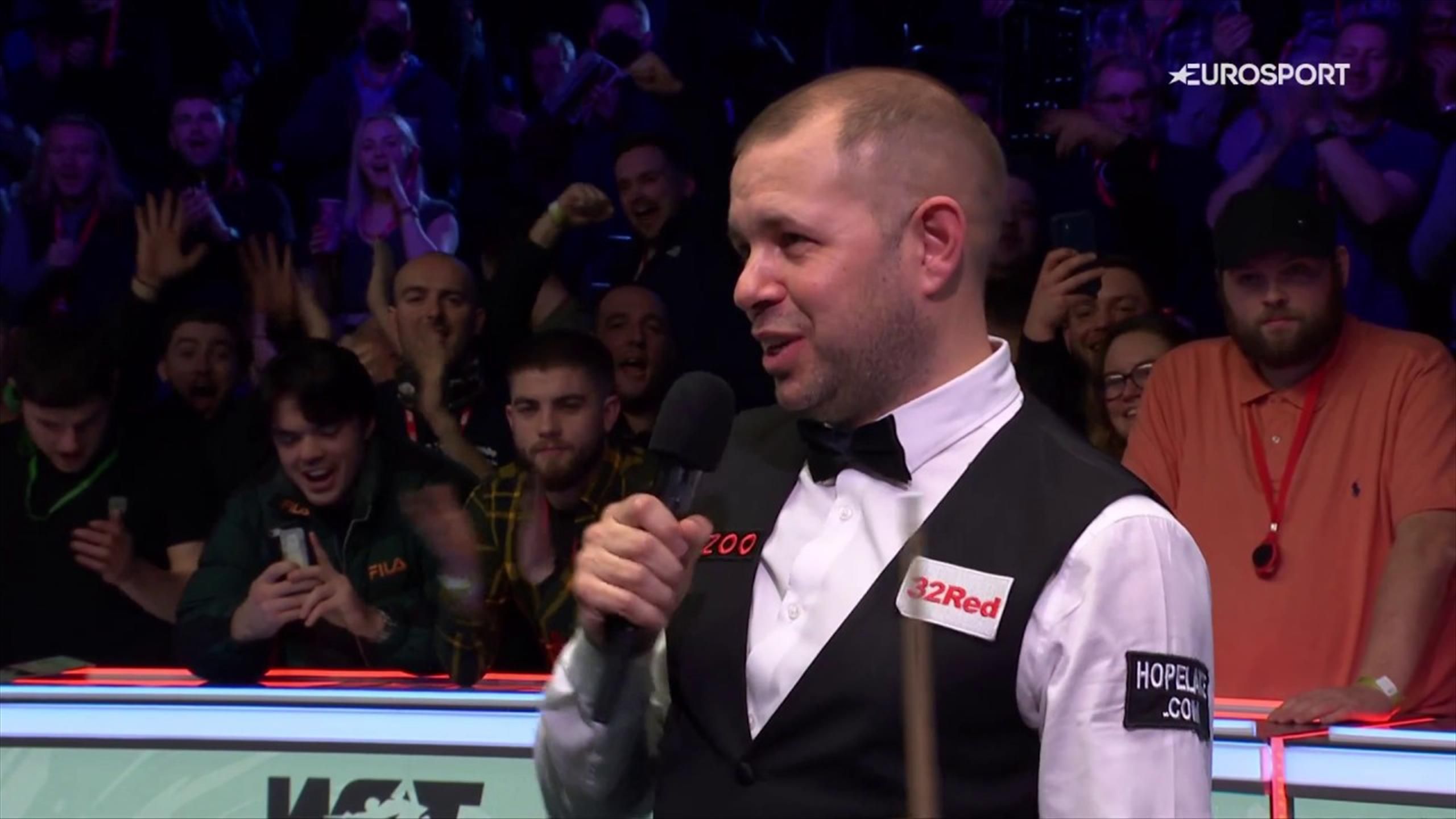 'Best atmosphere I've ever played in' - Barry Hawkins lauds the Masters ...