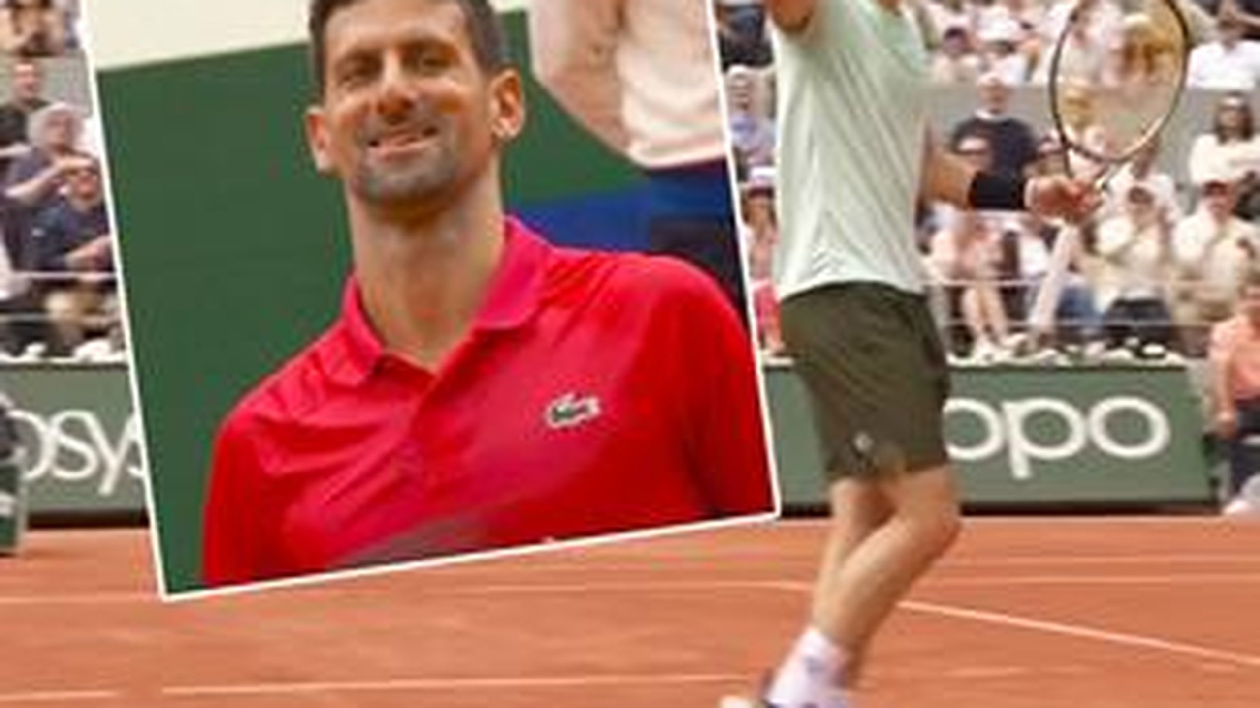 French Open: 'What a moment that is!' - Novak Djokovic smiles as Aljaz ...