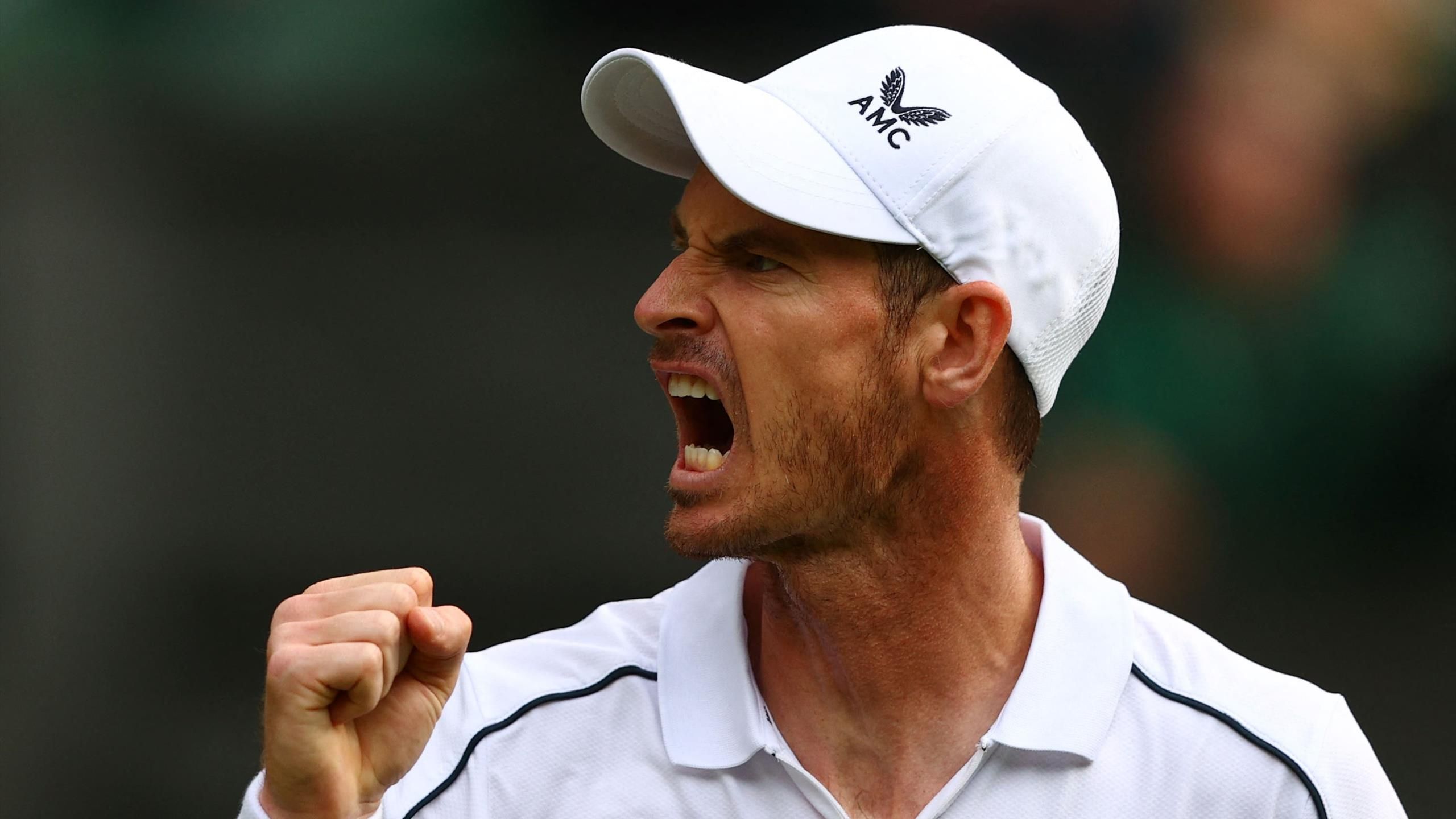 Wimbledon - Fired-up Andy Murray roars back to beat James Duckworth in opening match late on ...