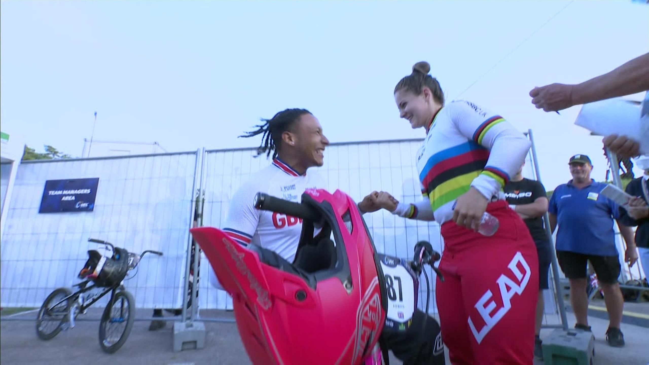 'Incredible' - Kye Whyte wins men's final of BMX European Championship ...