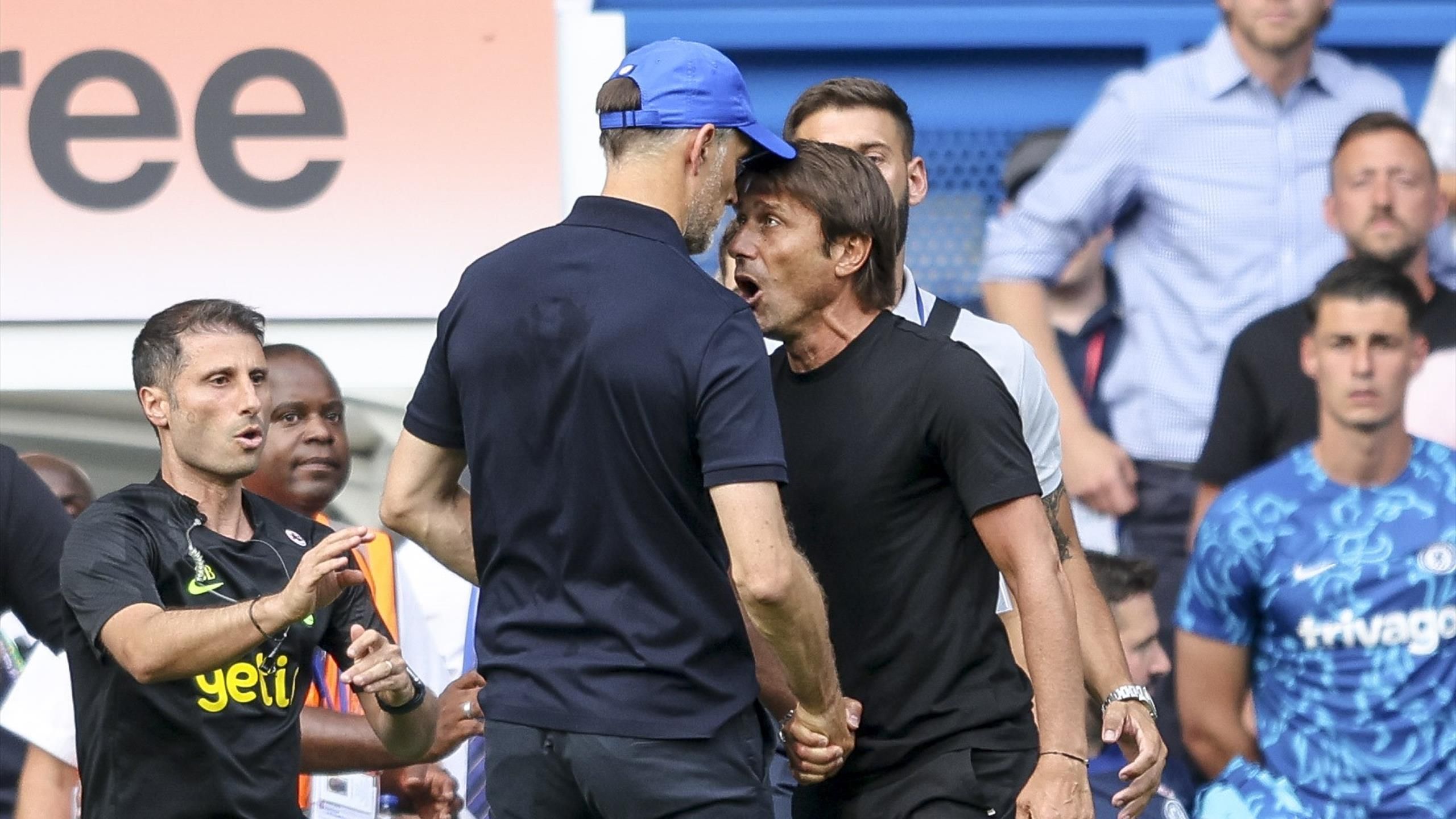 Antonio Conte moving on from Thomas Tuchel bust-up, Mike Dean admits ...