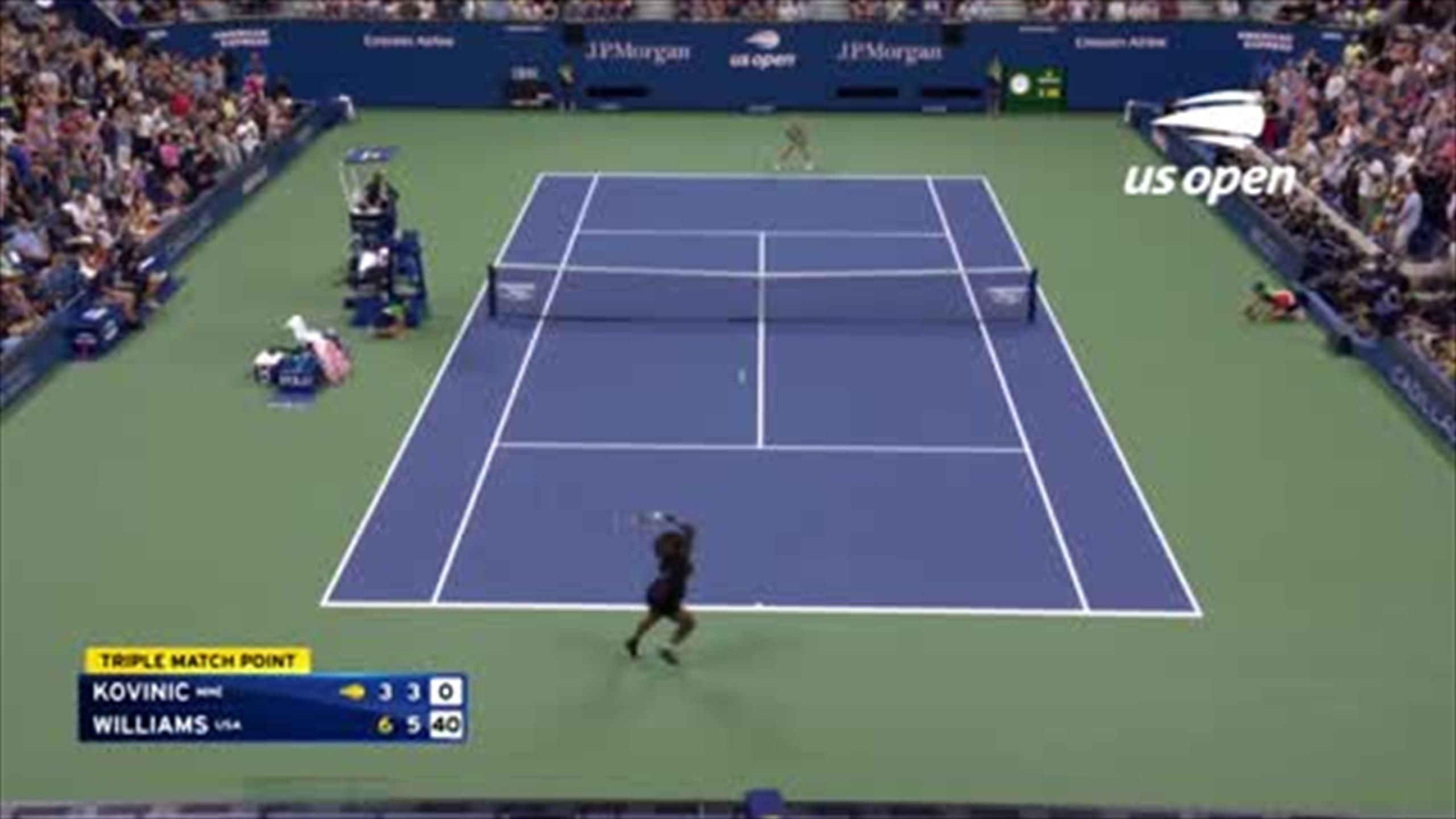 US Open tennis highlights: Serena Williams shines in win, Stefanos ...