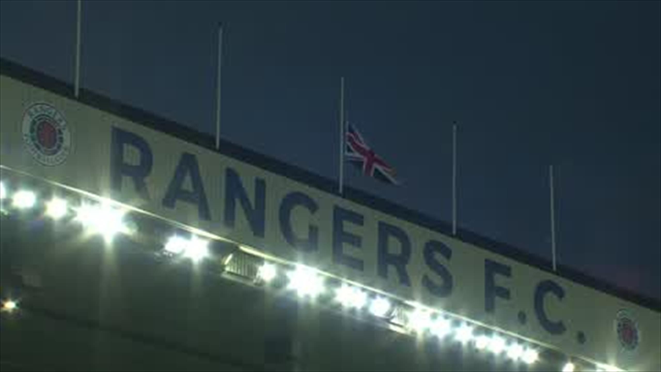 Rangers defy UEFA as British clubs hold silence for Her Majesty Queen ...