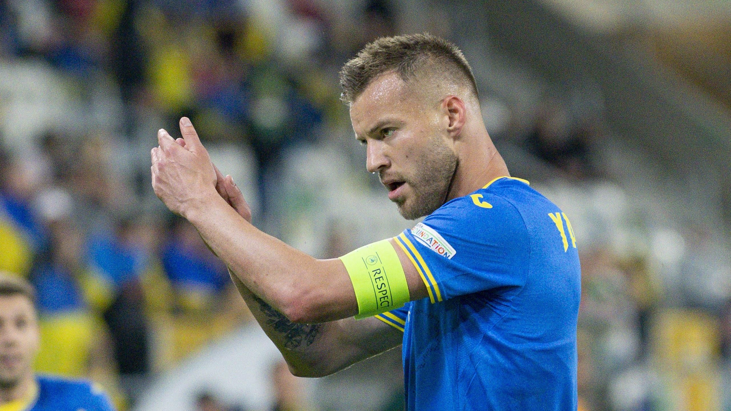 Andriy Yarmolenko: Ukraine captain calls for Russia to be 'totally ...