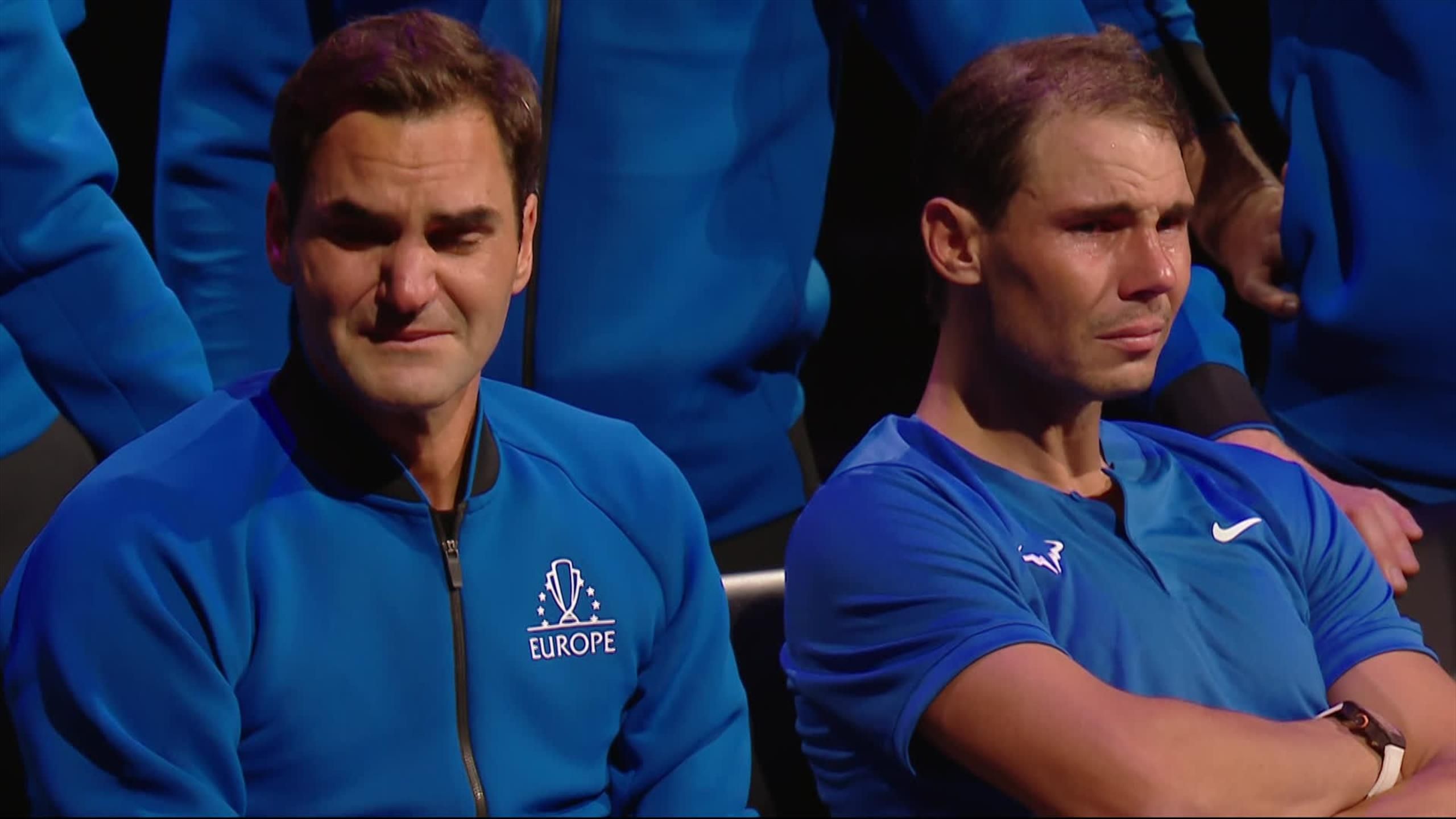 'Fedal' moment as Roger Federer and Rafael Nadal both left crying after ...