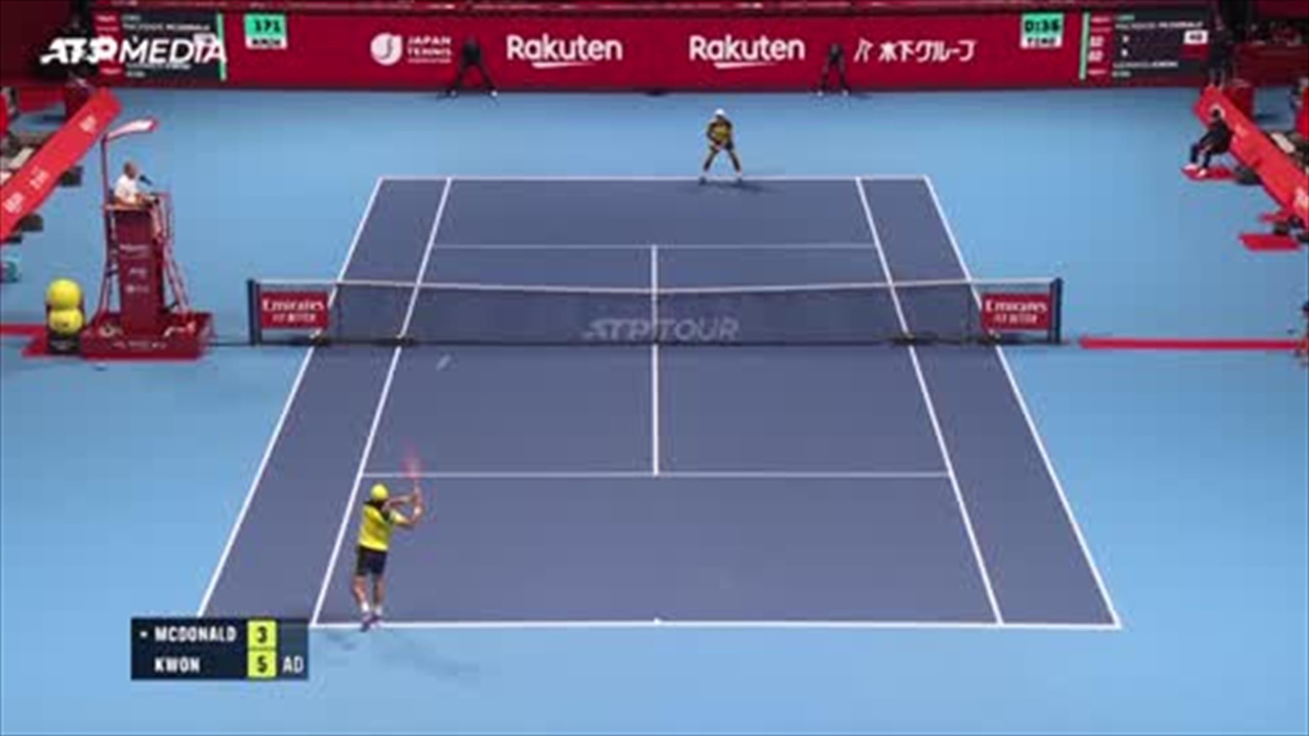 ATP tennis highlights: Soonwoo Kwon beats Mackenzie McDonald in three ...