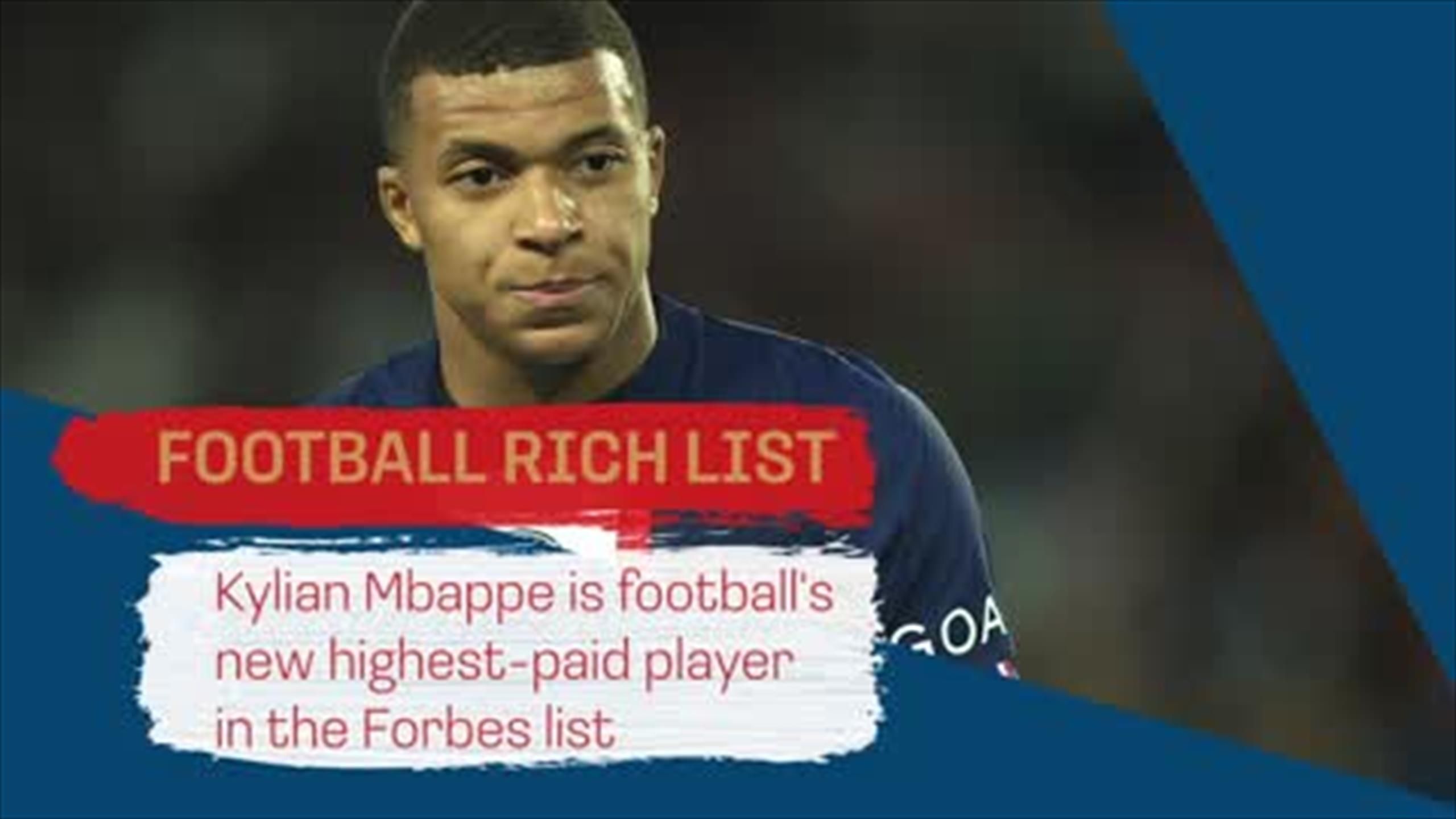 Kylian Mbappe leapfrogs Lionel Messi to top Forbes rich list - Football ...