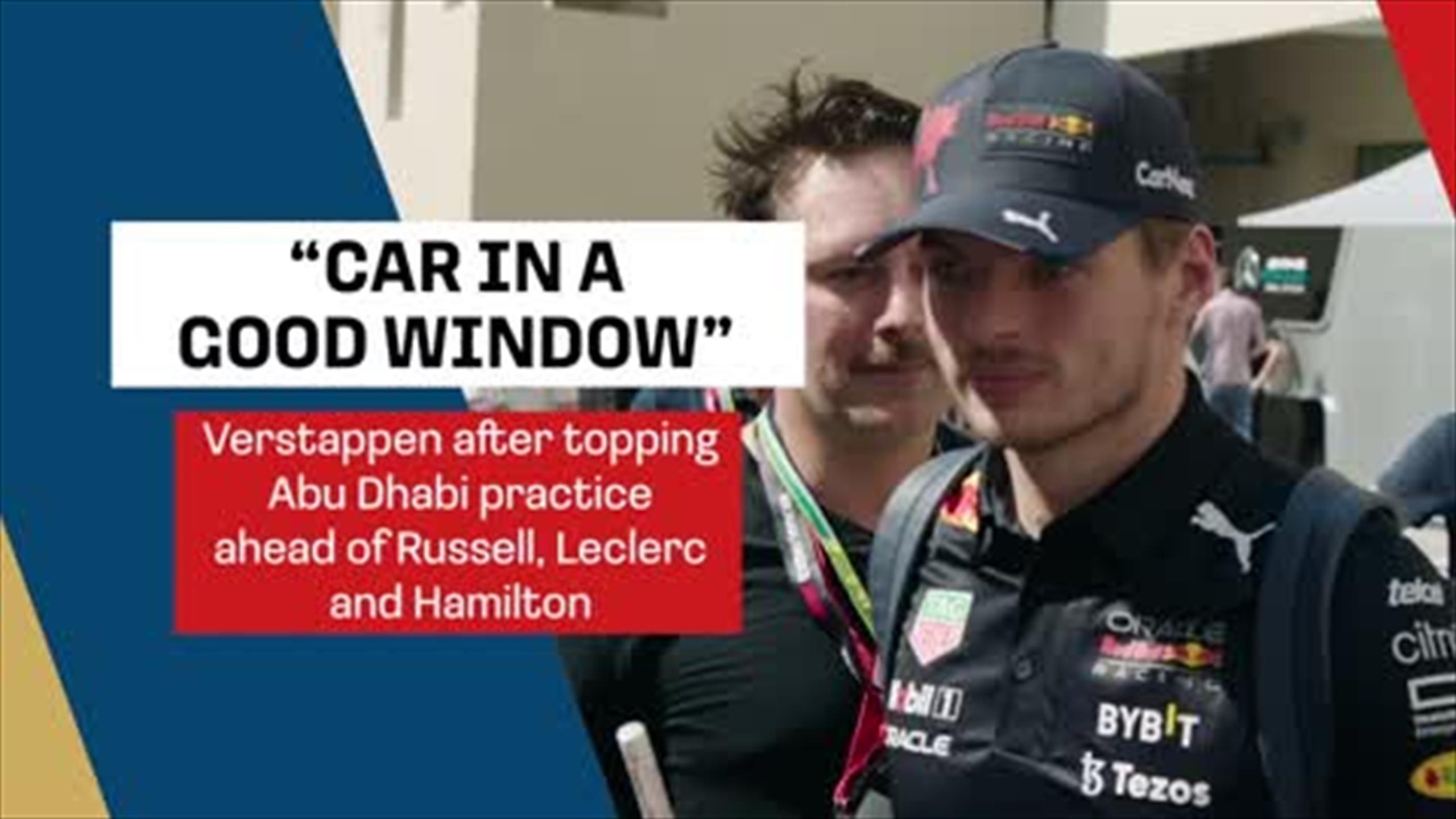 'Car in a good window' - Max Verstappen reacts to topping the practice ...