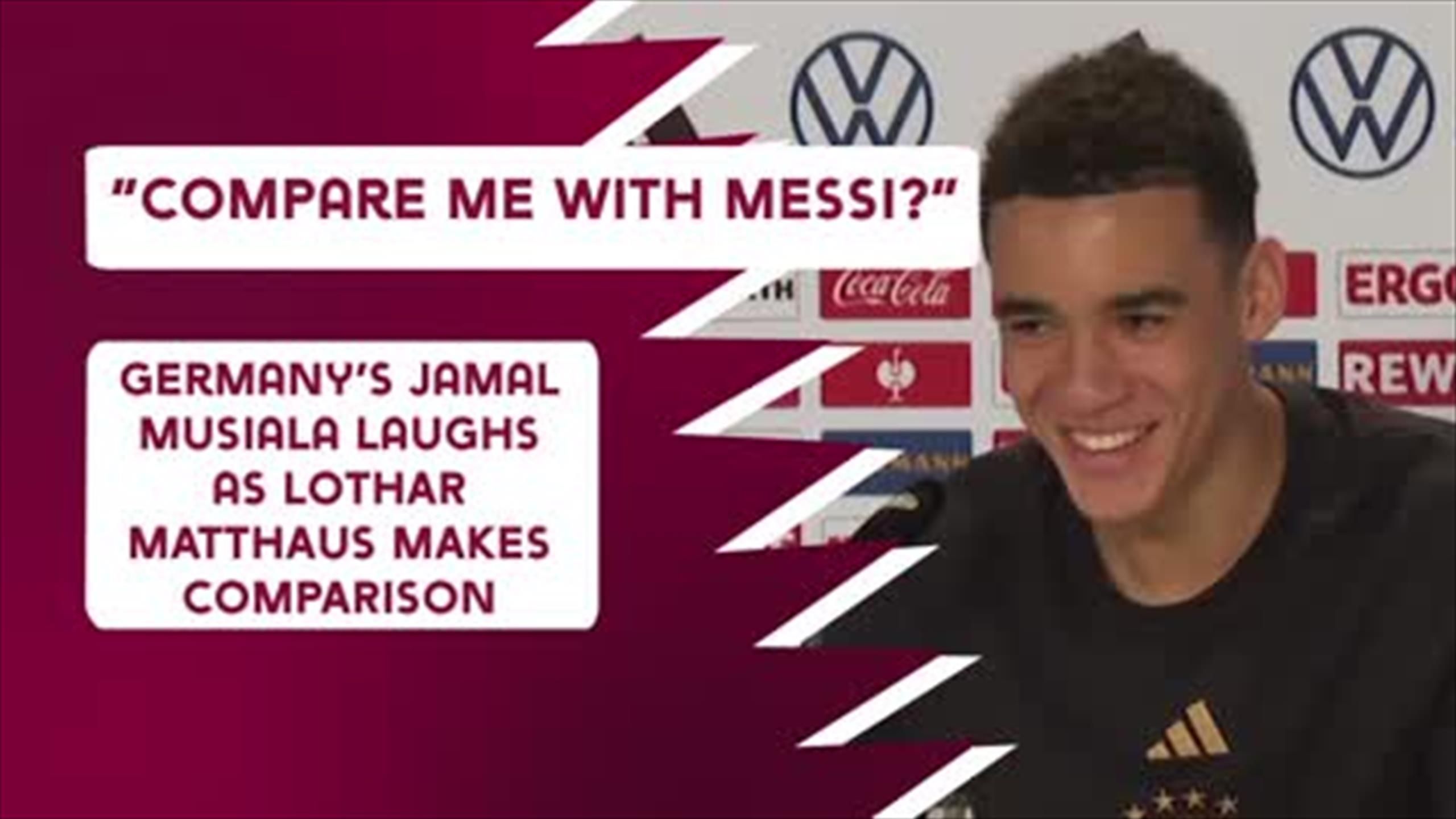'Compare me with Lionel Messi?' - Germany's Jamal Musiala laughs at ...
