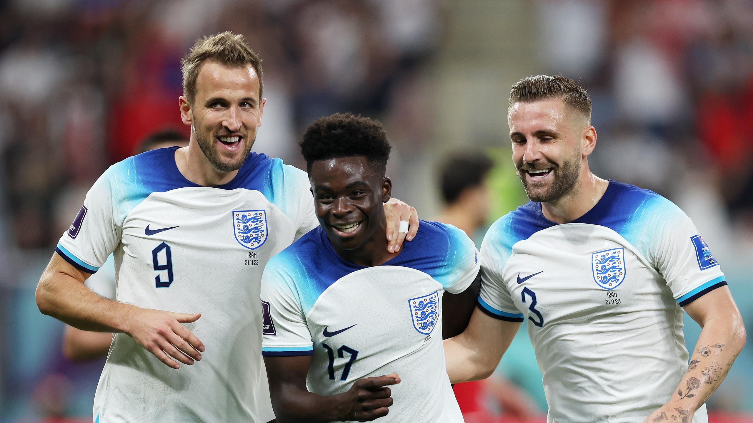 England 6-2 Iran: Gareth Southgate's side score SIX to get World Cup ...