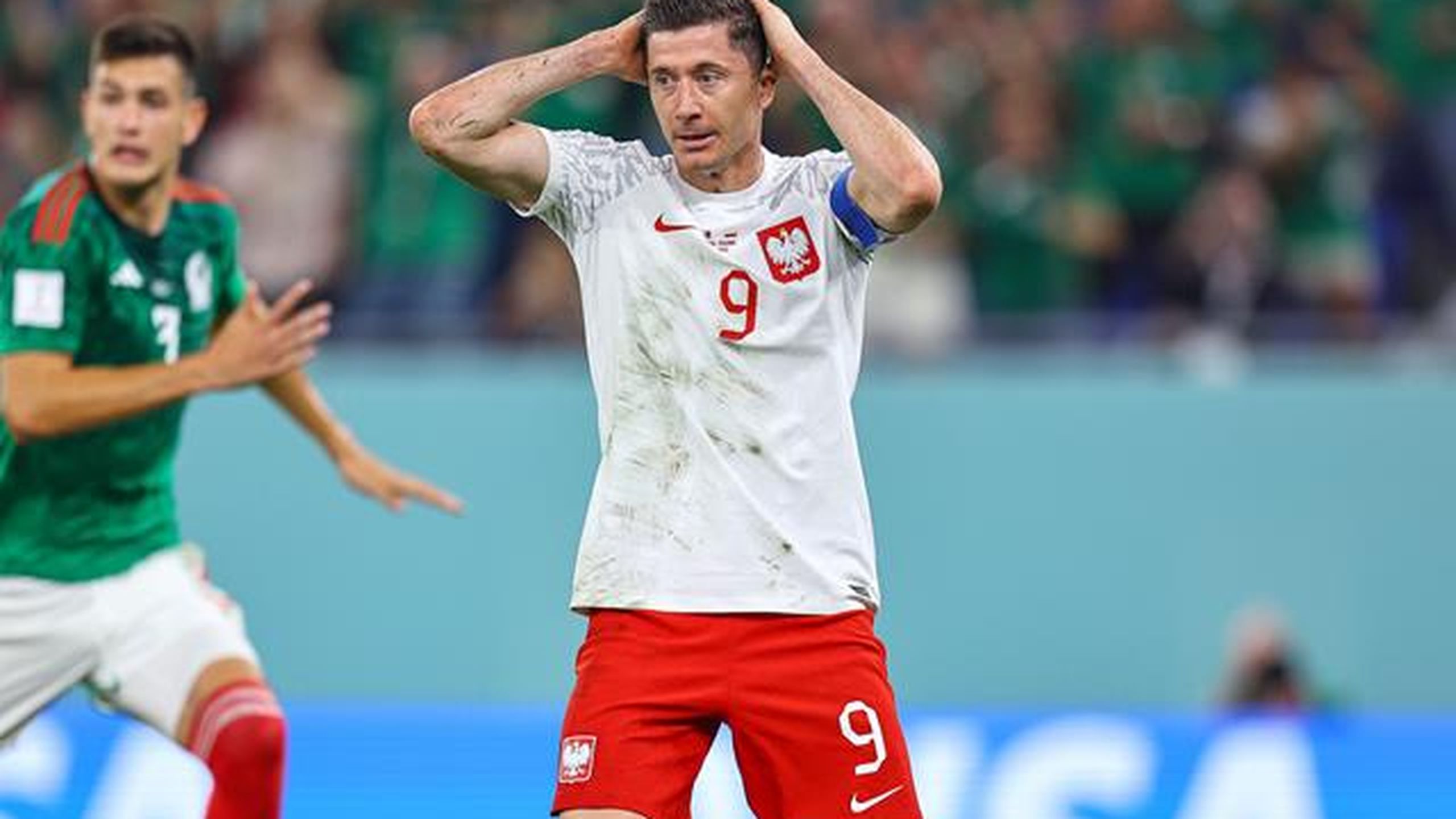 Mexico 0-0 Poland: Robert Lewandowski misses penalty as cagey Group C ...