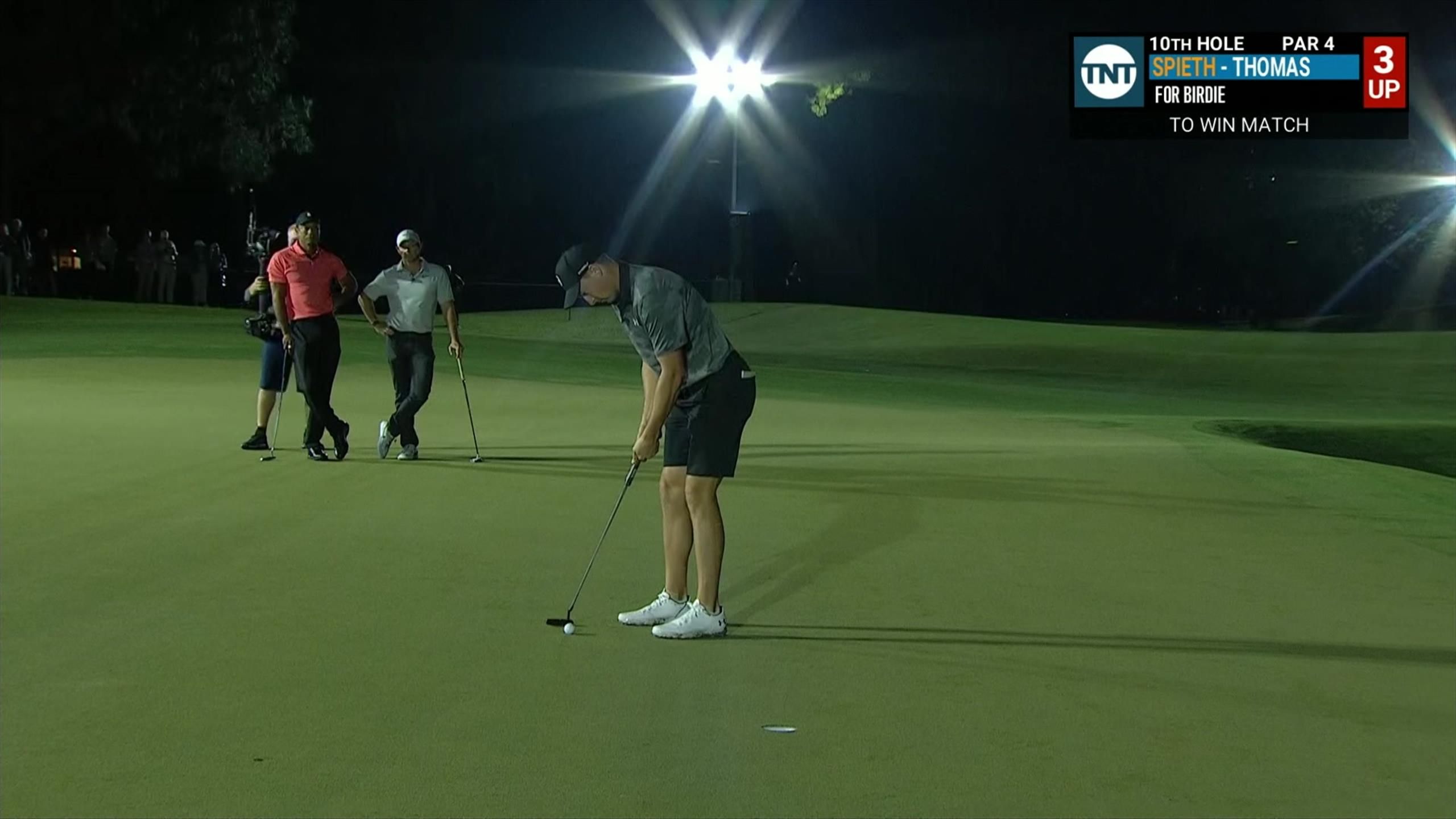 The Match : Justin Thomas and Jordan Spieth beat pair of Tiger Woods and Rory McIlroy - Golf ...