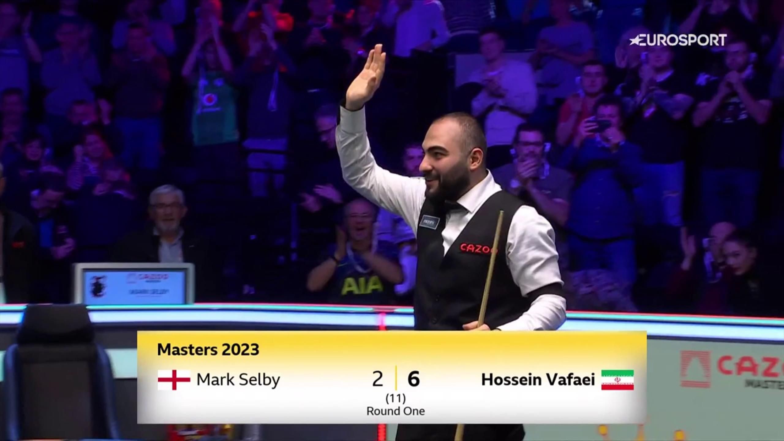 'Inspired' Hossein Vafaei knocks out Mark Selby at 2023 Masters, through to quarter-finals ...
