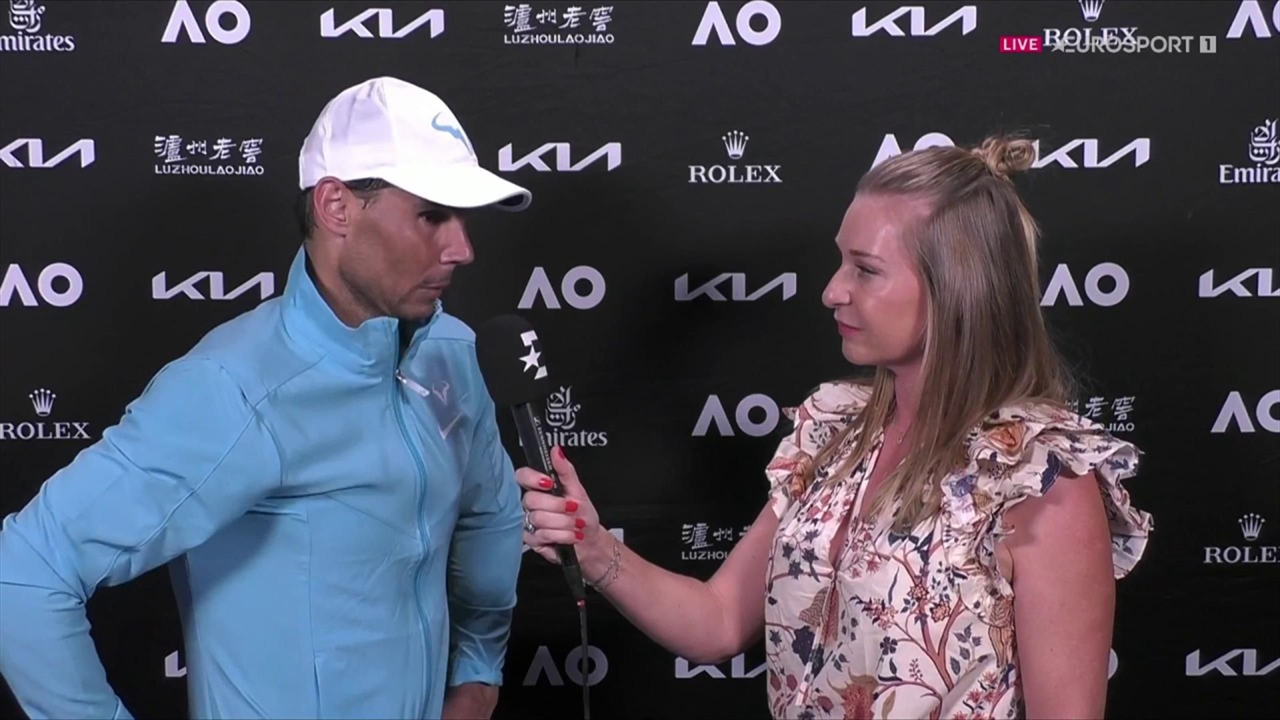 Rafael Nadal talks to Eurosport about beating Jack Draper at Australian ...