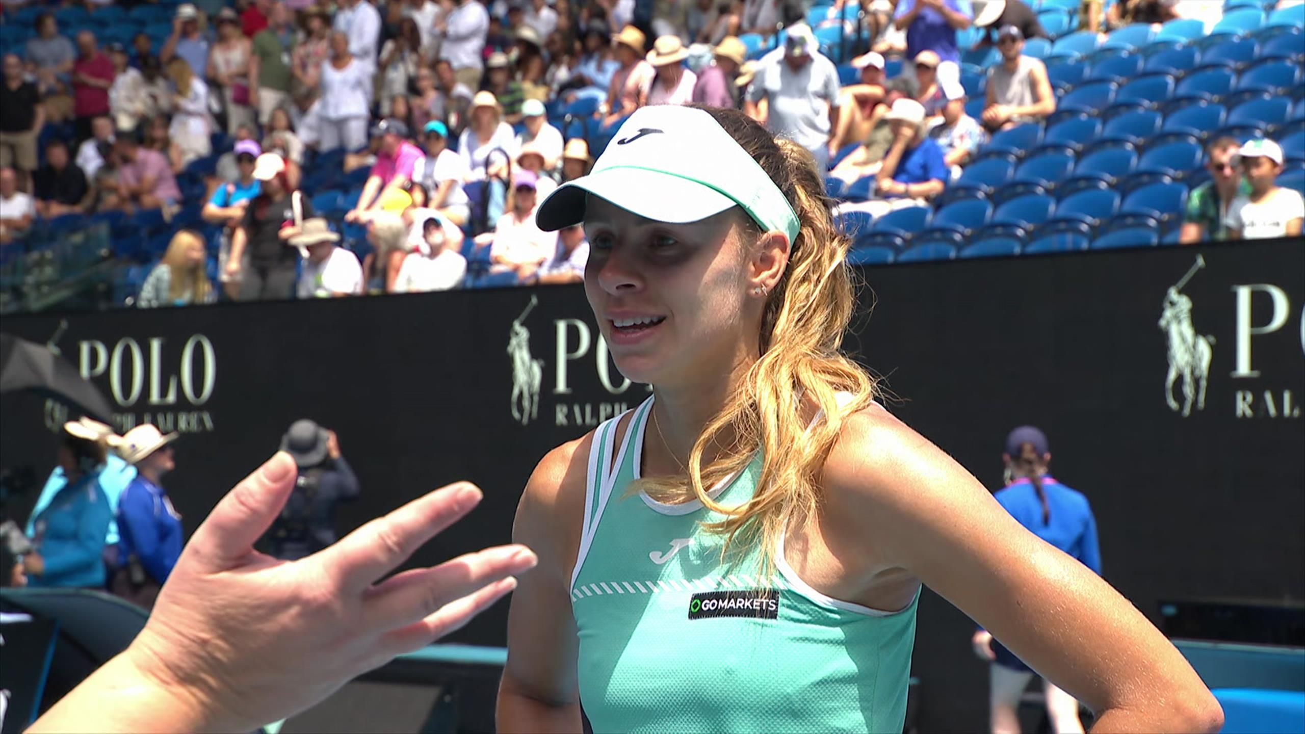 'It's so emotional' - Magda Linette reacts to reaching her first ...