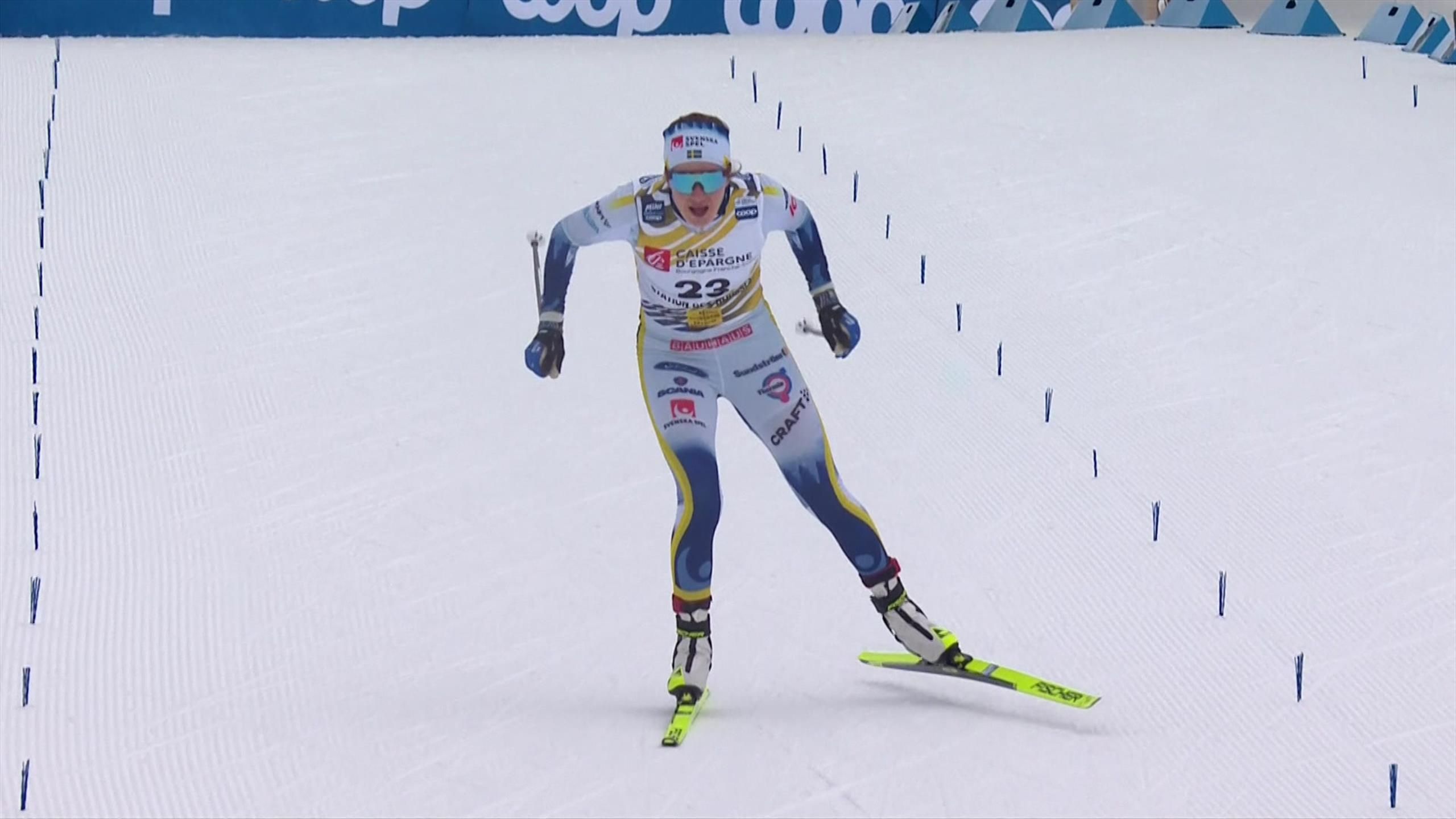 'That is rapid!' - Ebba Andersson takes 10km victory in Les Rousses ...