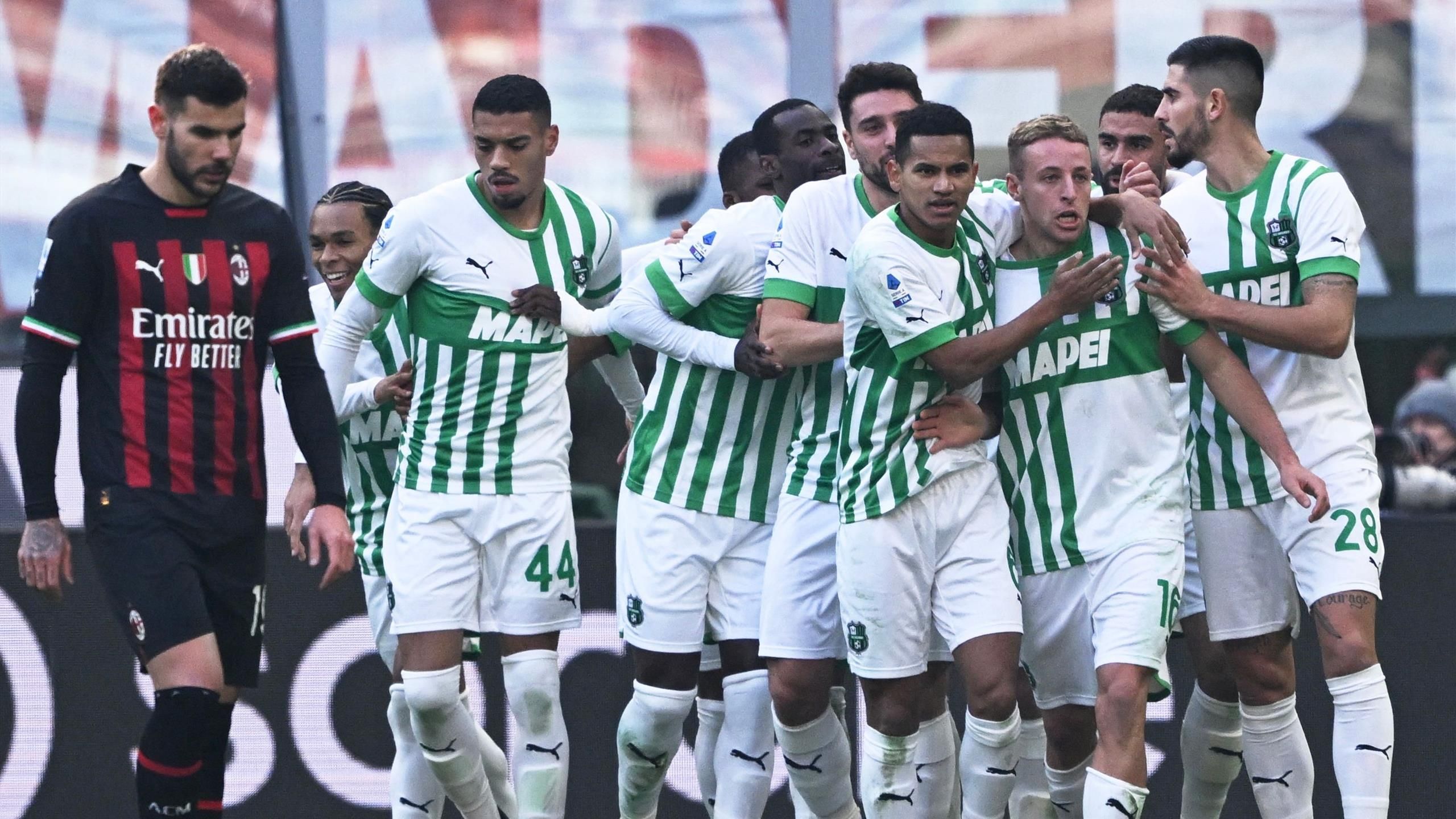 AC Milan 2-5 Sassuolo: Nightmare continues for Stefano Pioli in huge ...