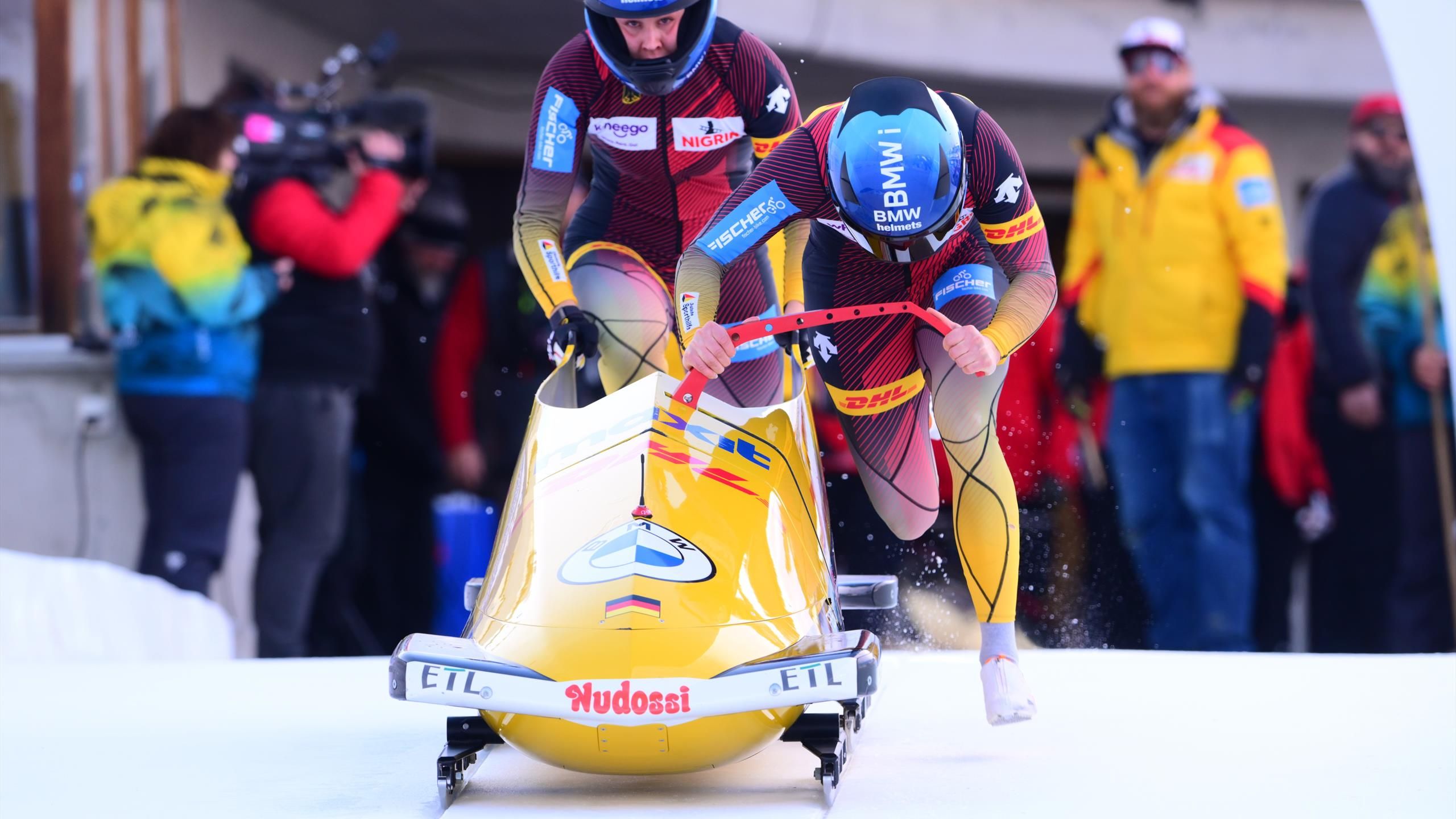 Lisa Buckwitz and nFriedrich strike bobsleigh gold in Innsbruck for ...