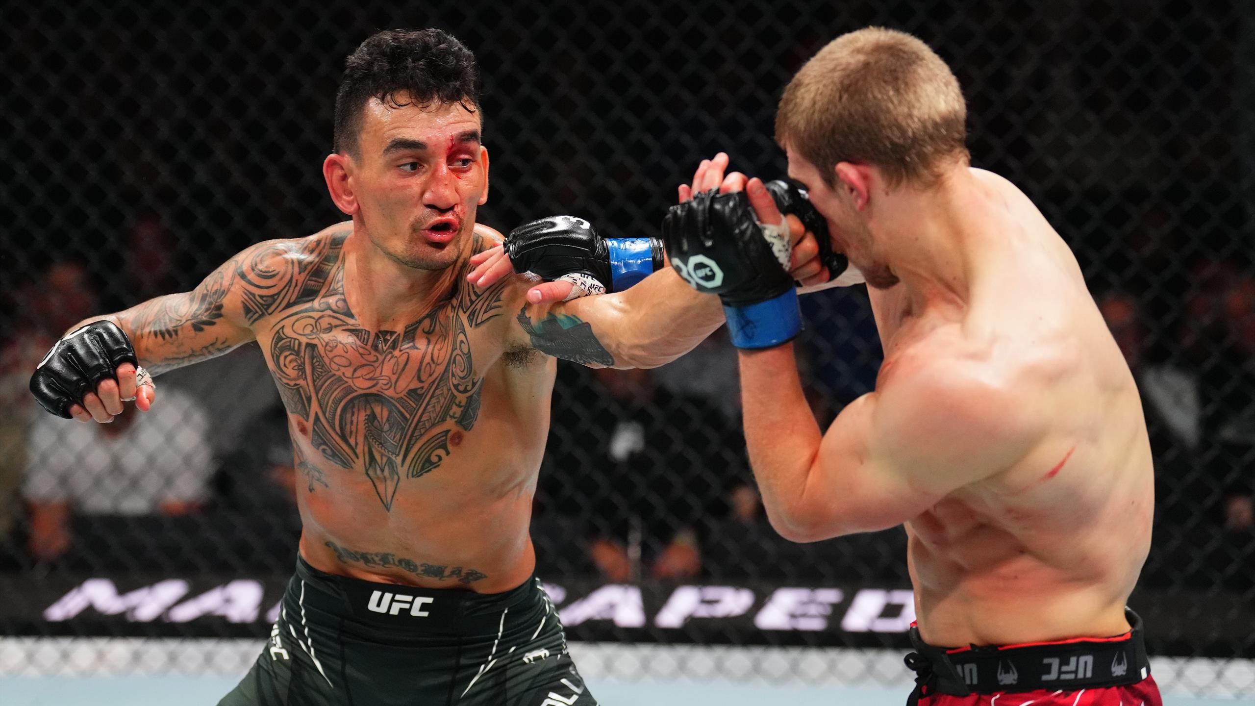 Max Holloway ends Arnold Allen winning run at UFC Fight Night in Kansas ...
