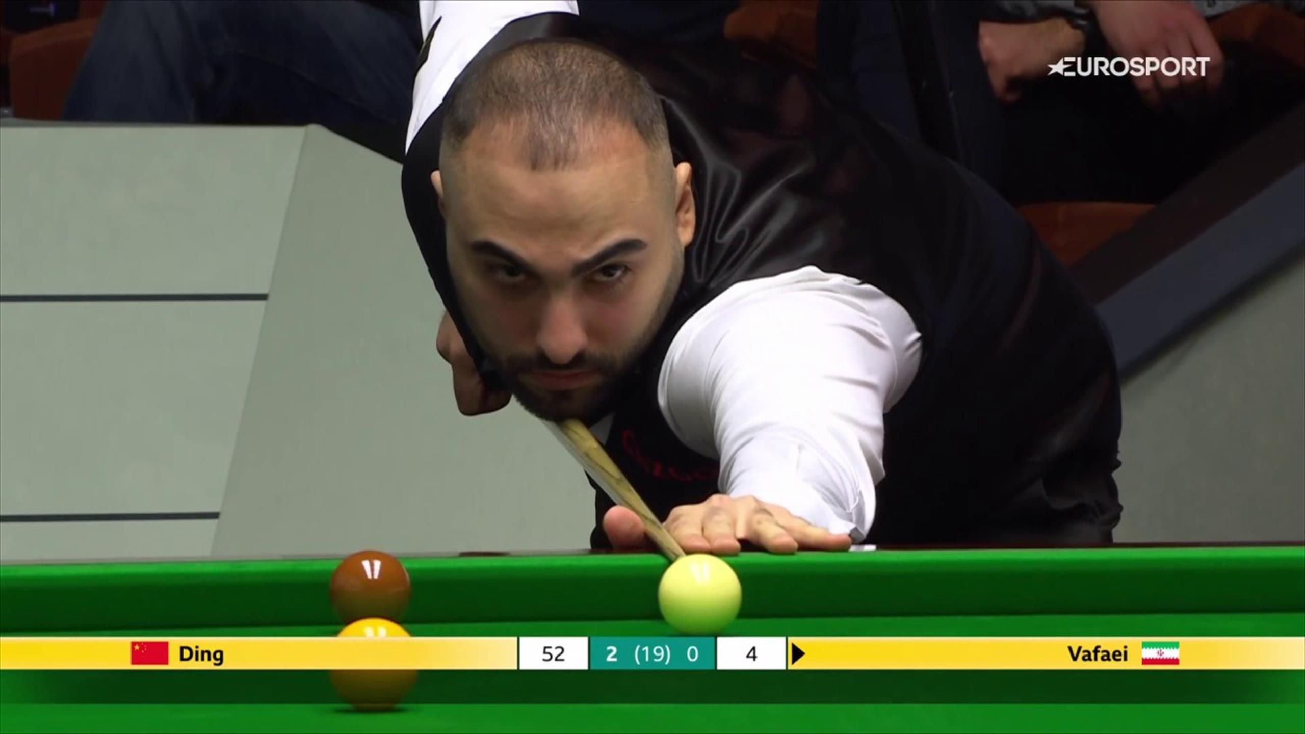 'Brave shot to take on!' - Hossein Vafaei lands brilliant long plant ...