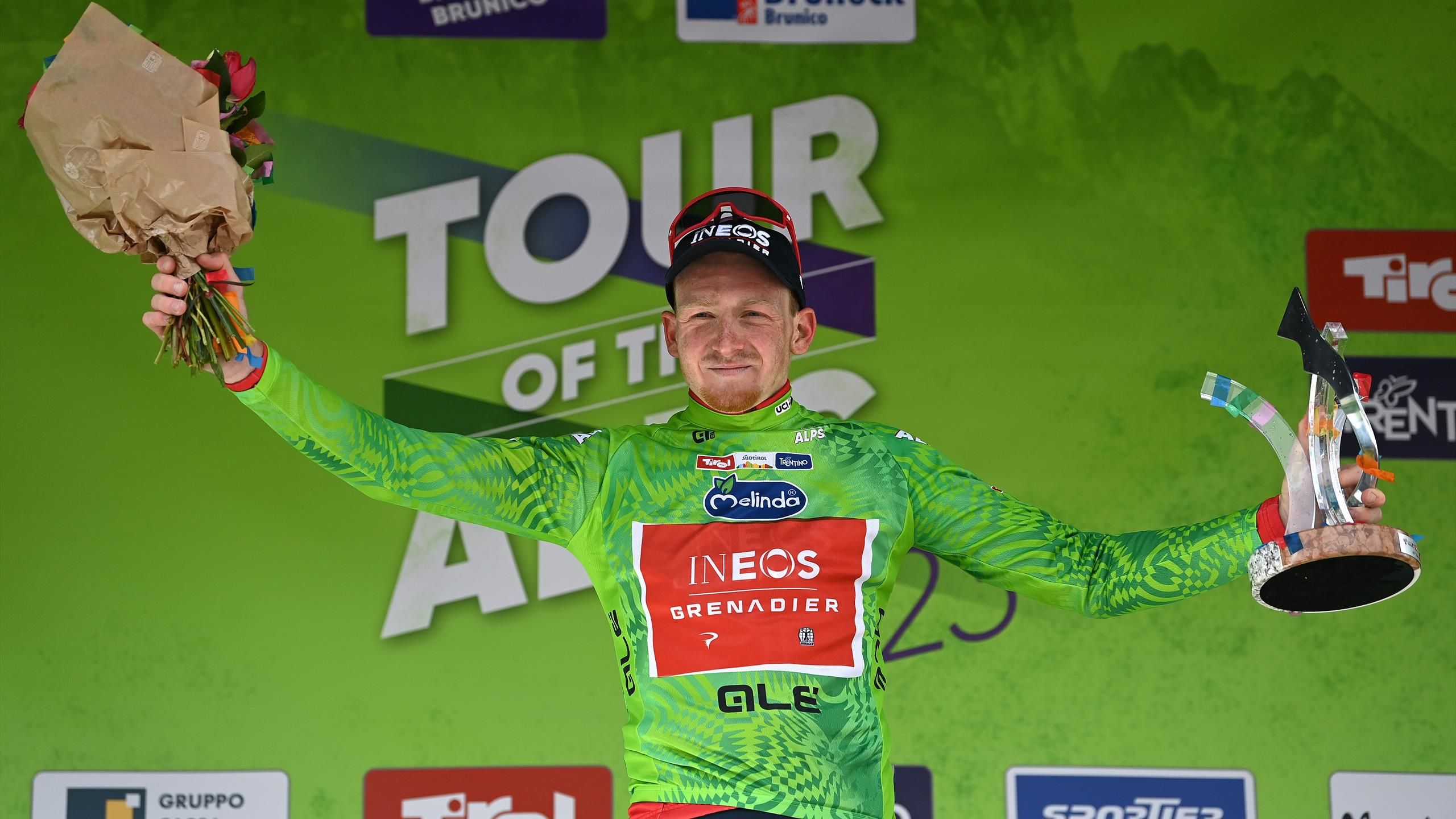 Tao Geoghegan Hart of Ineos Grenadiers wins Tour of the Alps, Simon ...