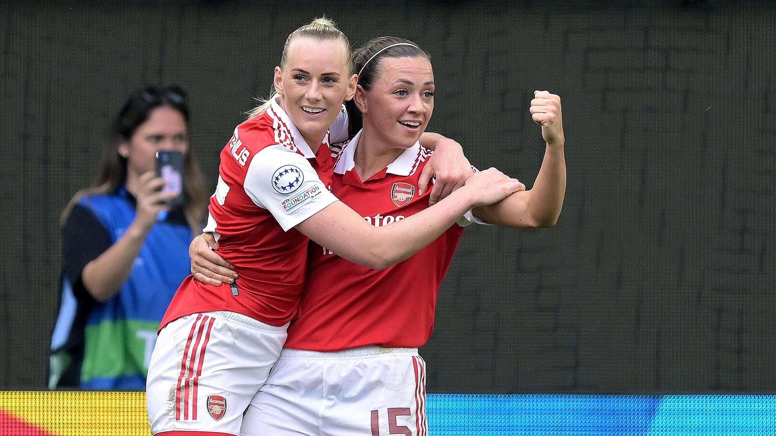 Arsenal fight back to draw with Wolfsburg in first leg of Women's ...
