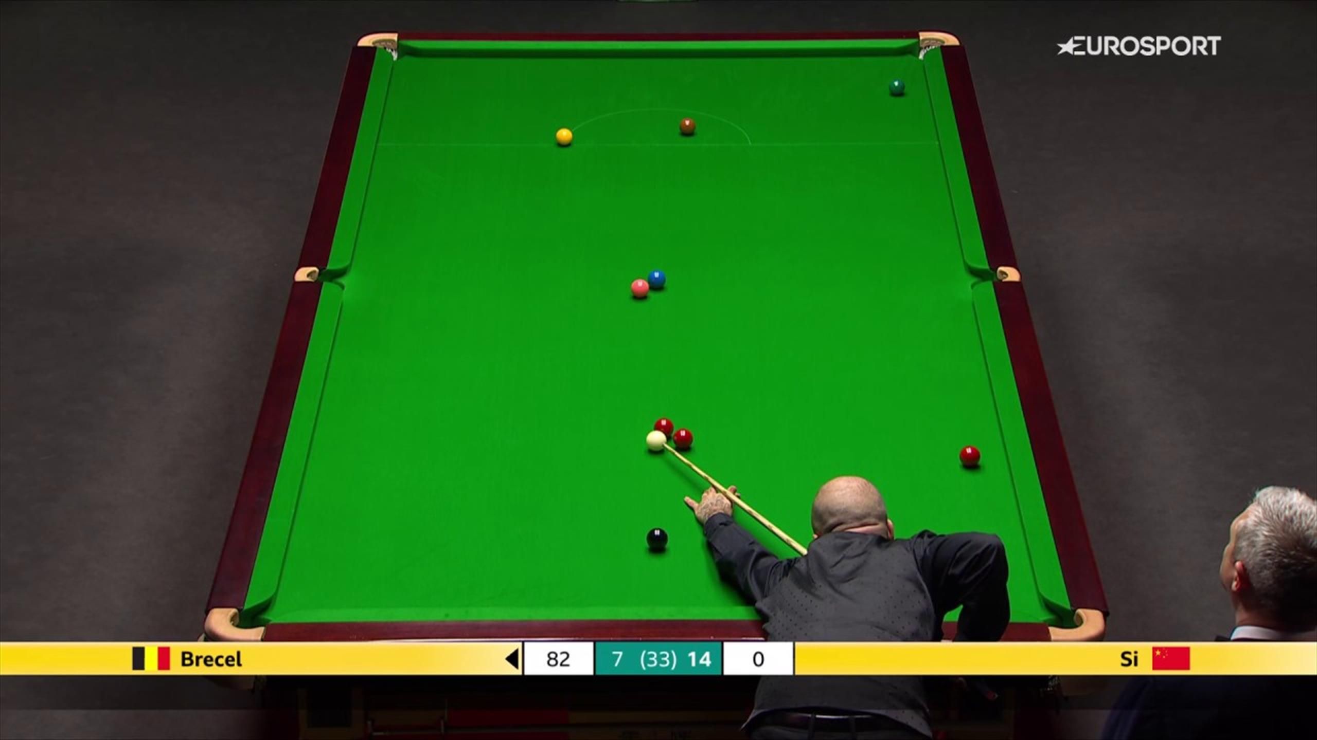 World Snooker Championship: 'Ridiculous' exhibition snooker from Luca ...