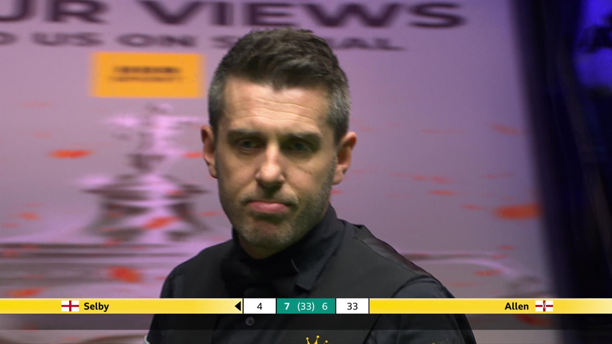 World Snooker Championship: 'Goodness me!' - Mark Allen has thousand ...