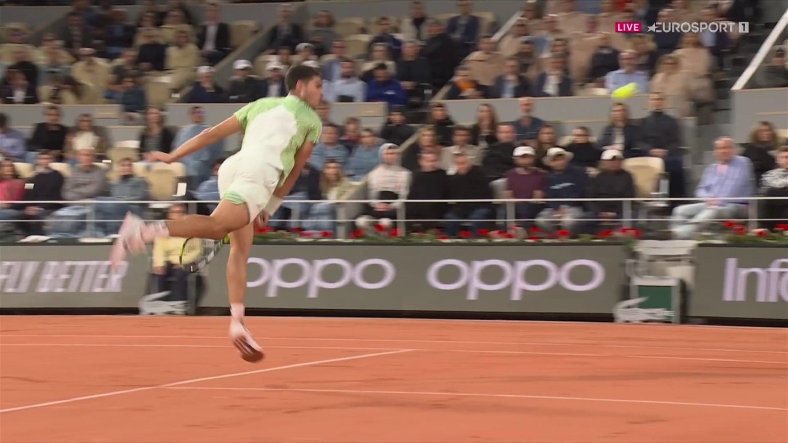 'What skill!' - Carlos Alcaraz shows sleight of hand in Denis ...