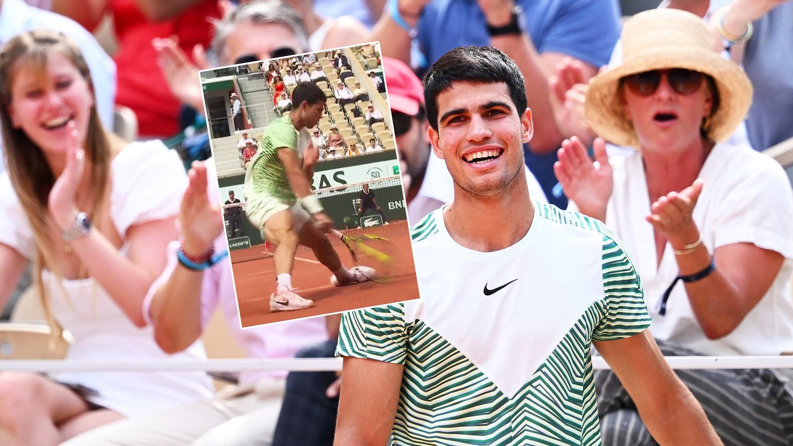 French Open: 'Beyond belief!' - Carlos Alcaraz shot so good 'even Novak ...