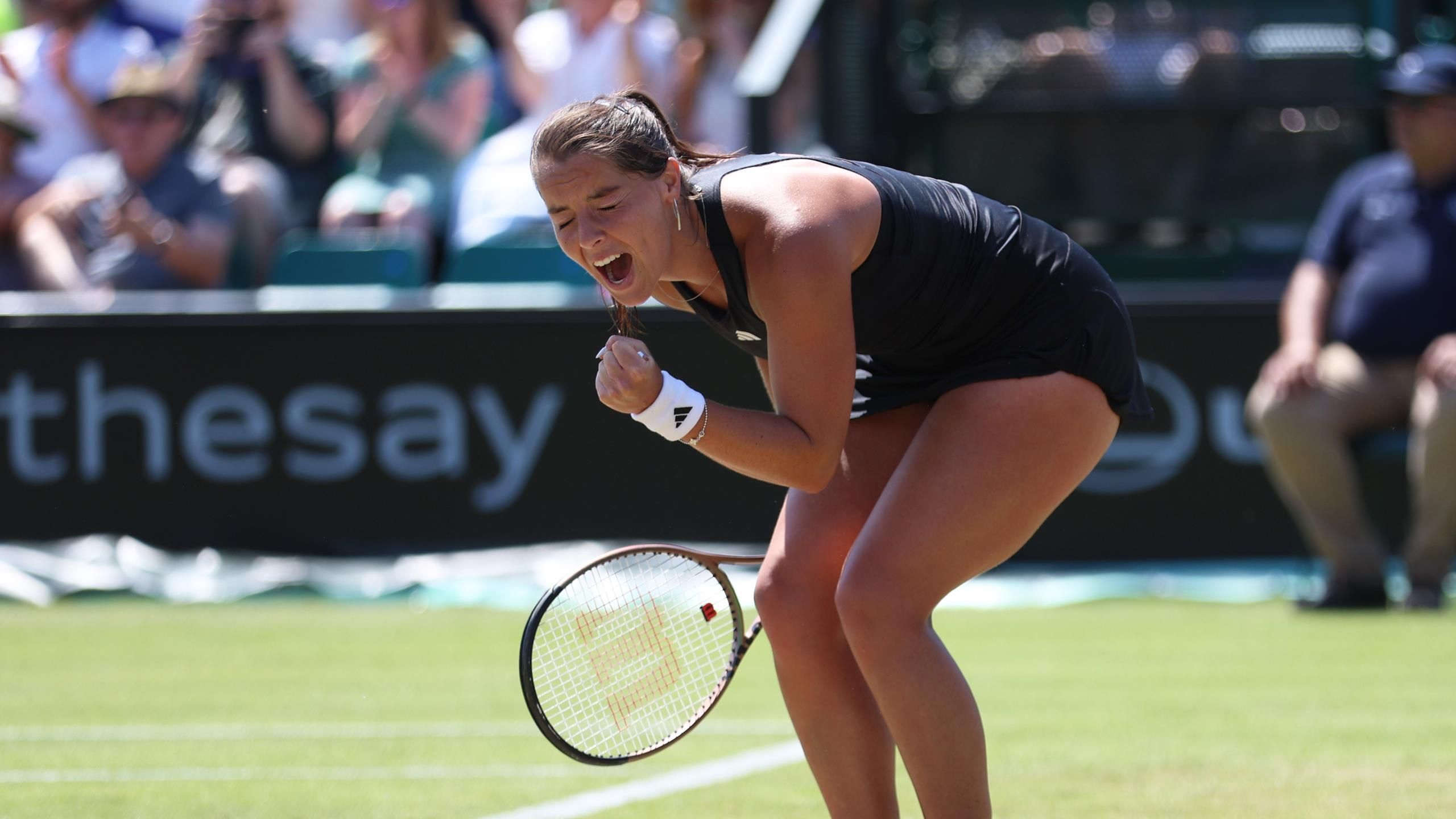 Heather Watson wins, Jodie Burrage in first WTA semi-final at ...